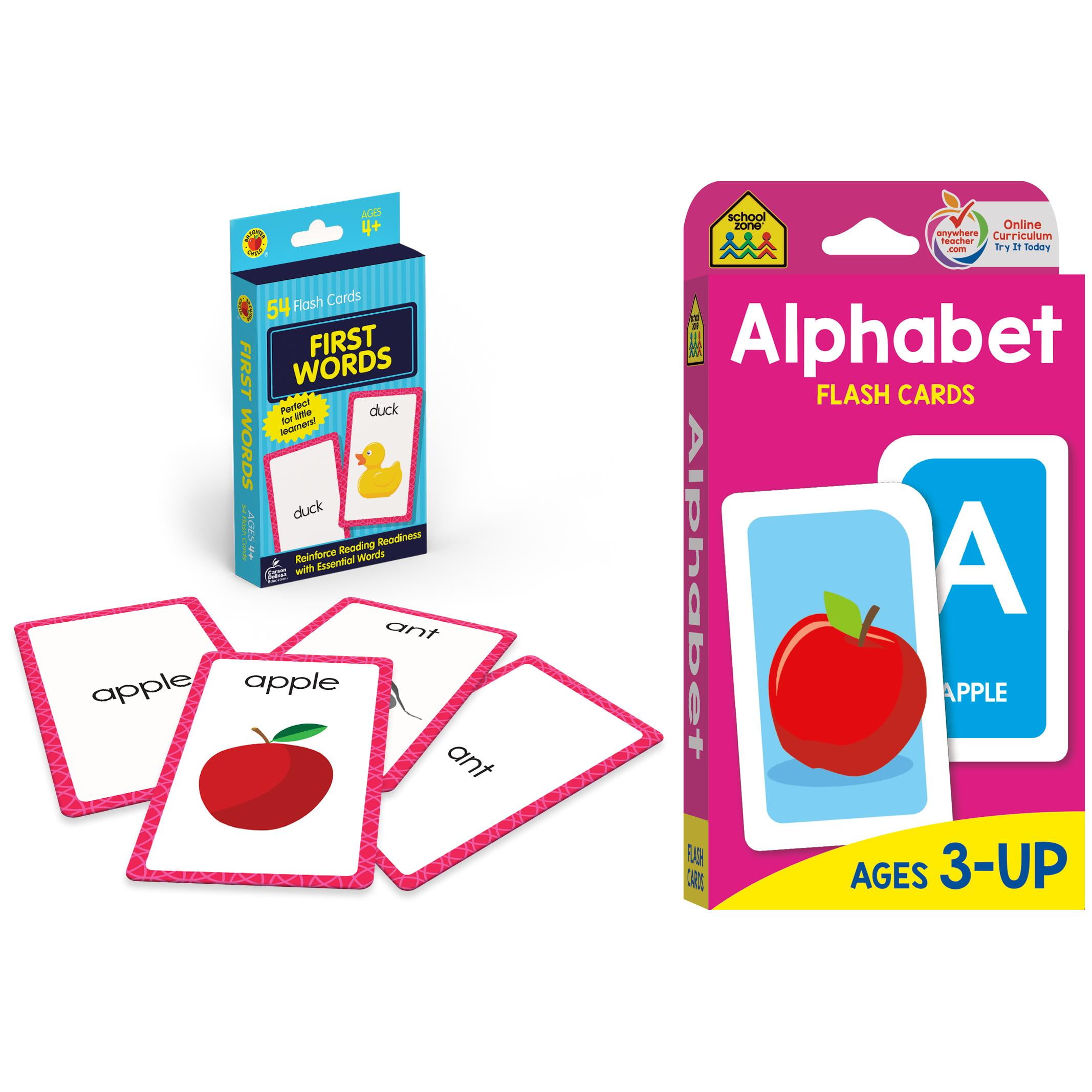 Flash Card Set: Brighter Child Flash Cards: First Words Flash Cards ...
