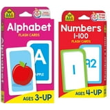 Flash Card Set: Flash Cards - Numbers 1-100 - School Zone + Alphabet ...
