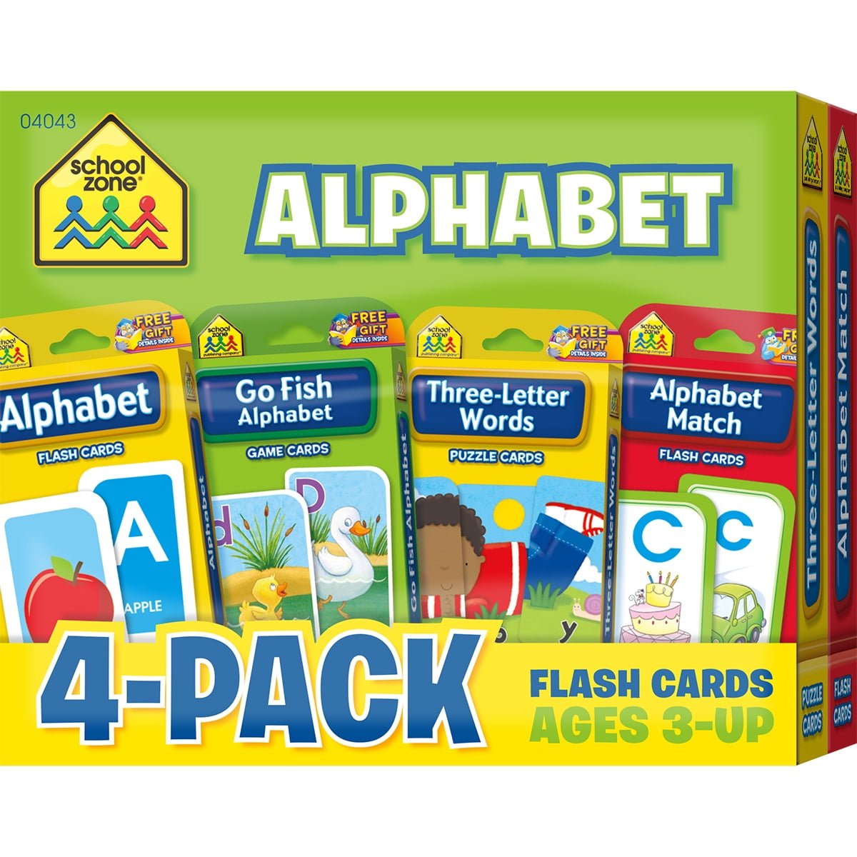 School Zone Kids Set: Preschooler's Flash Cards for Children's Learning ...