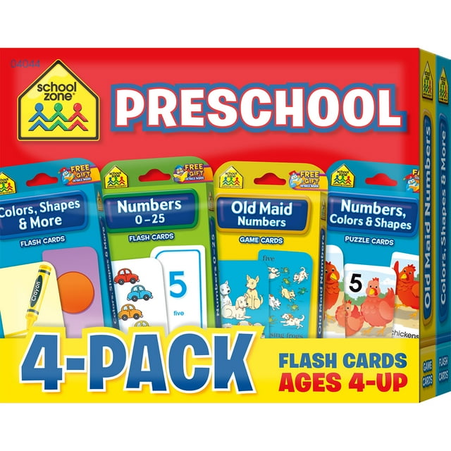 Flash Cards 4-Pack-Reading - Walmart.com