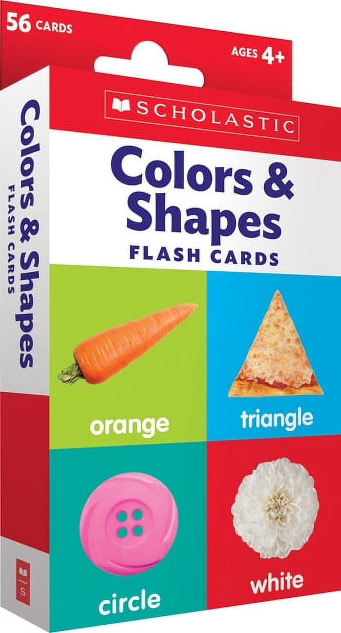 Scholastic Flash Cards, Colors and Shapes - Walmart.com