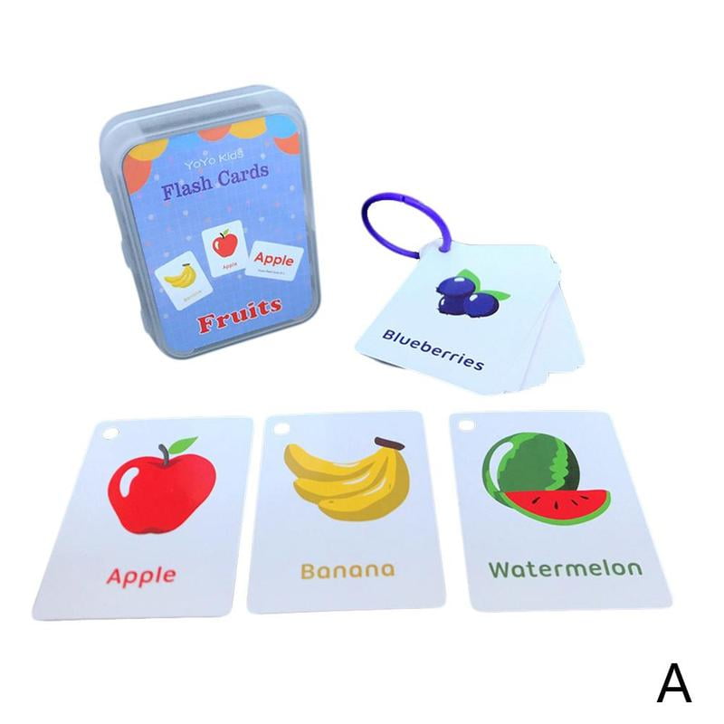Flash Cards For Kids(Numbers Fruits Colors Shape Body Counting Part ...