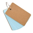 Flash Cards for Studying Small White Blank Flashcards with Metal Ring ...