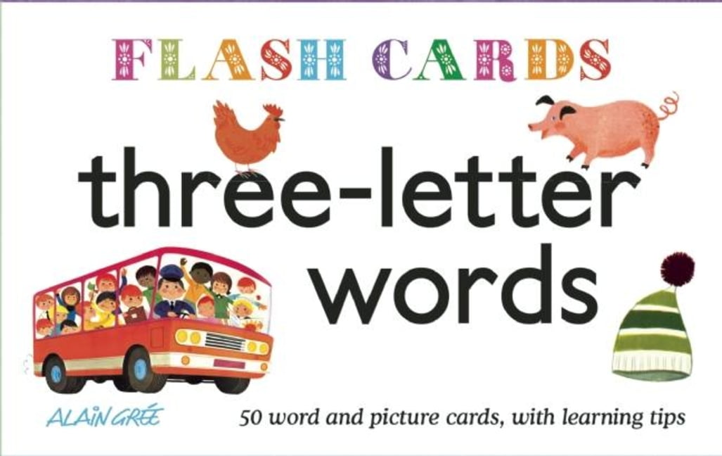 Flash Cards: Three-Letter Words - Flash Cards (Other) - Walmart.com