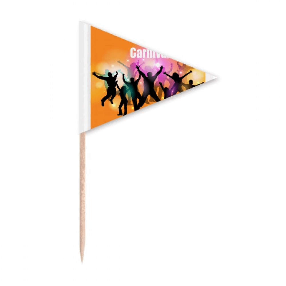 Flash Dance Celebrate Joy Nimbus Toothpick Triangle Cupcake Toppers ...