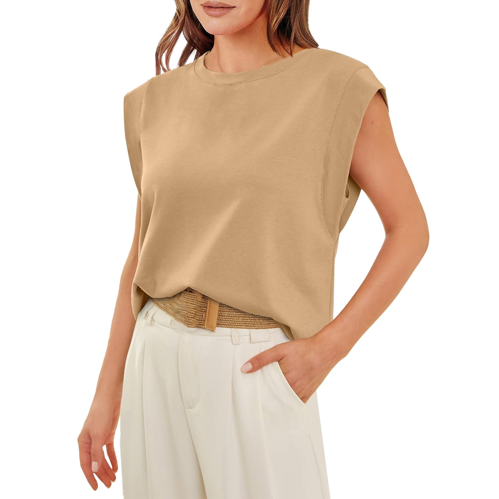 Flash Deal Spring Tops For Women Cap Sleeve Tops For Women Summer Tank ...