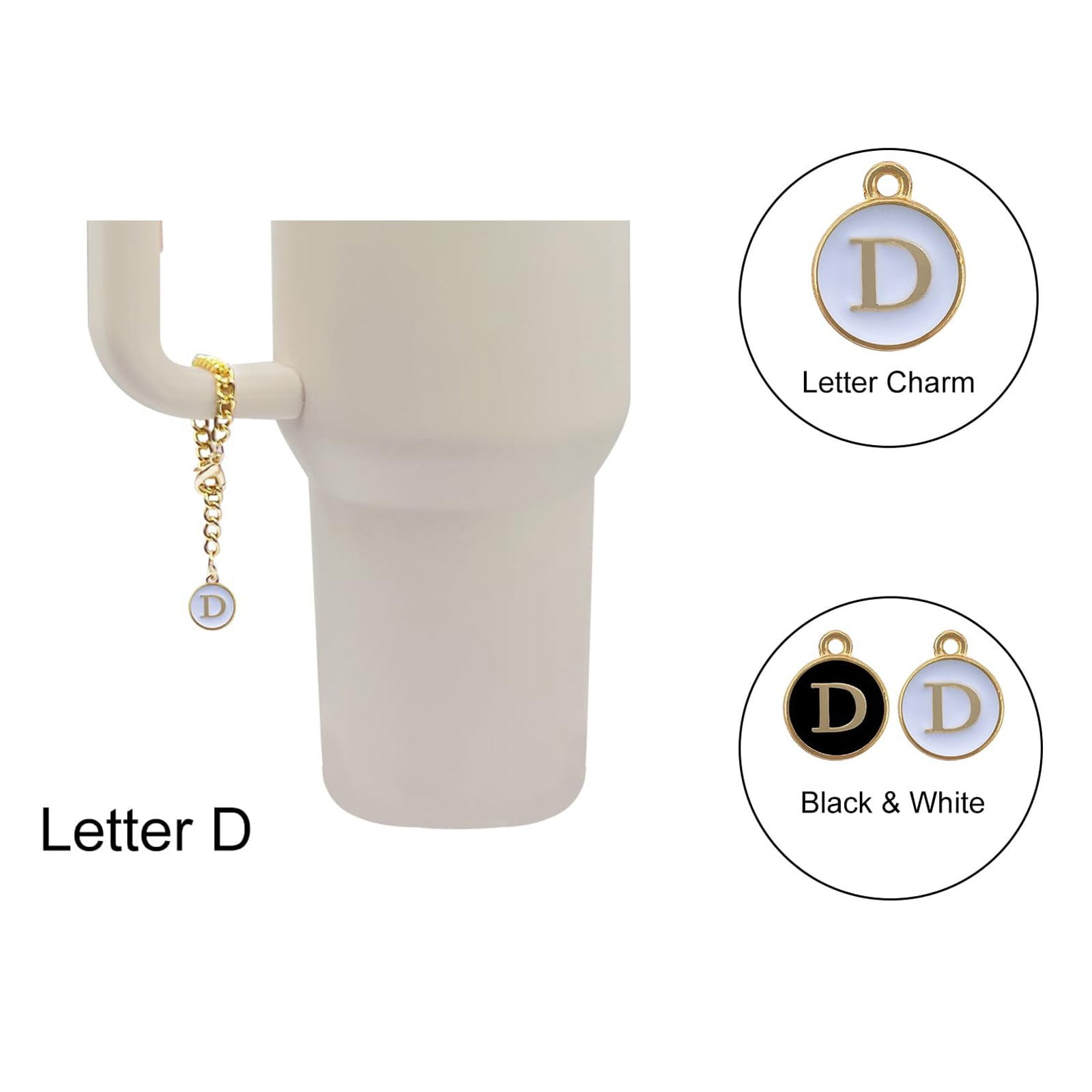 Flash Deals 40oz Full Universal Cup Identification Nameplate 26 Letter ...