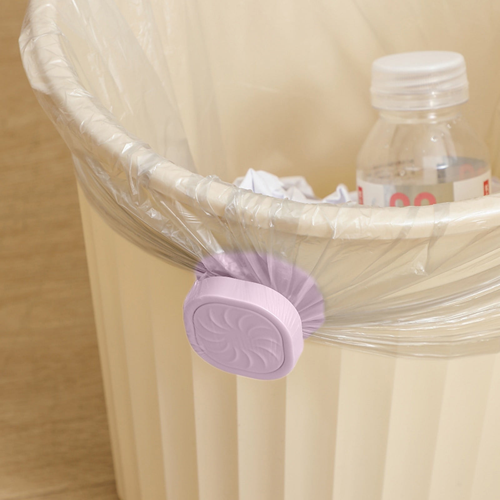 Azrian Holder Small Trash Bag Clamp,Plastic Waste Can Bag Clips,Waste ...