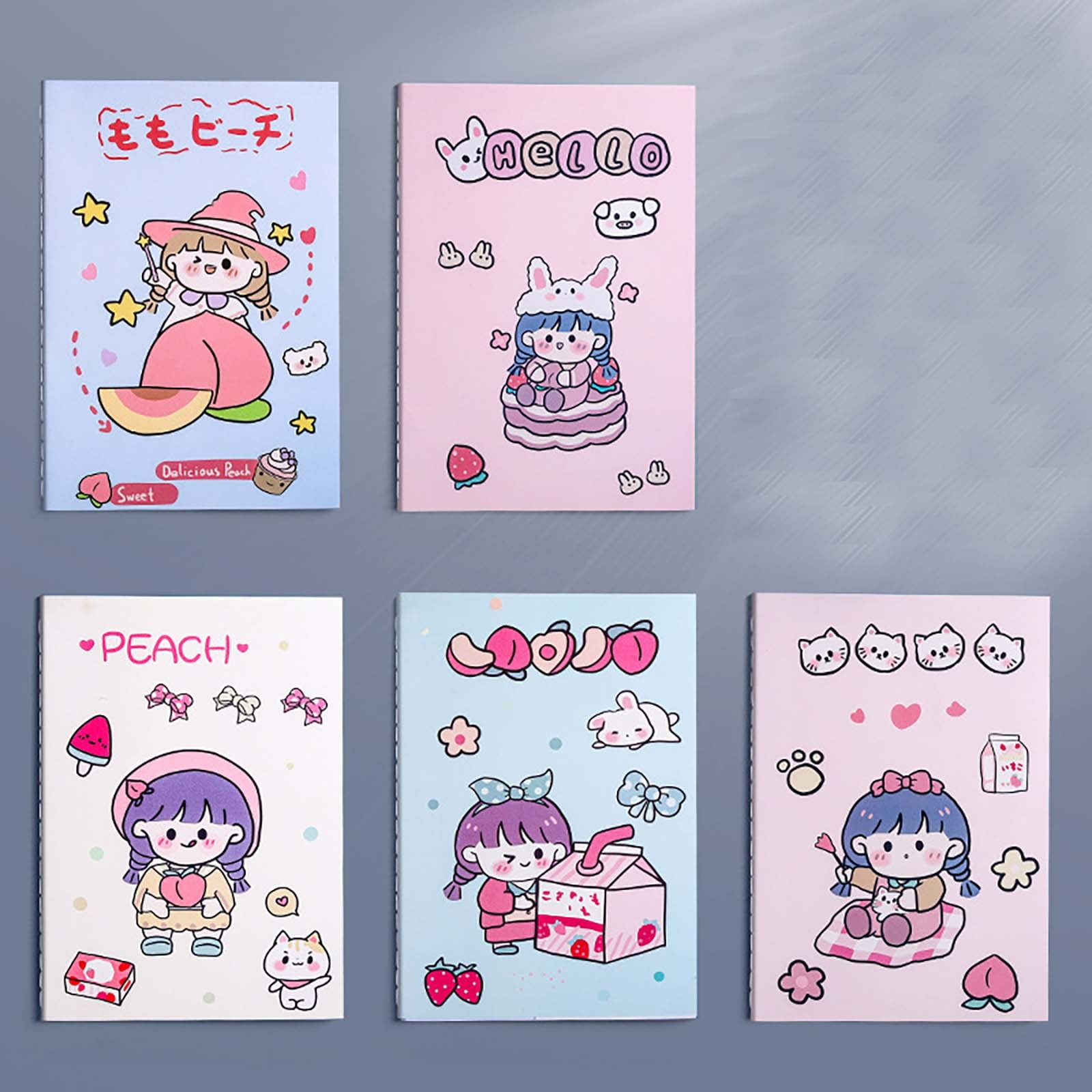 Flash Deals! Blank Notebooks 5 Pcs A5 Car Line Notebook 8 Inch X 5.5 ...