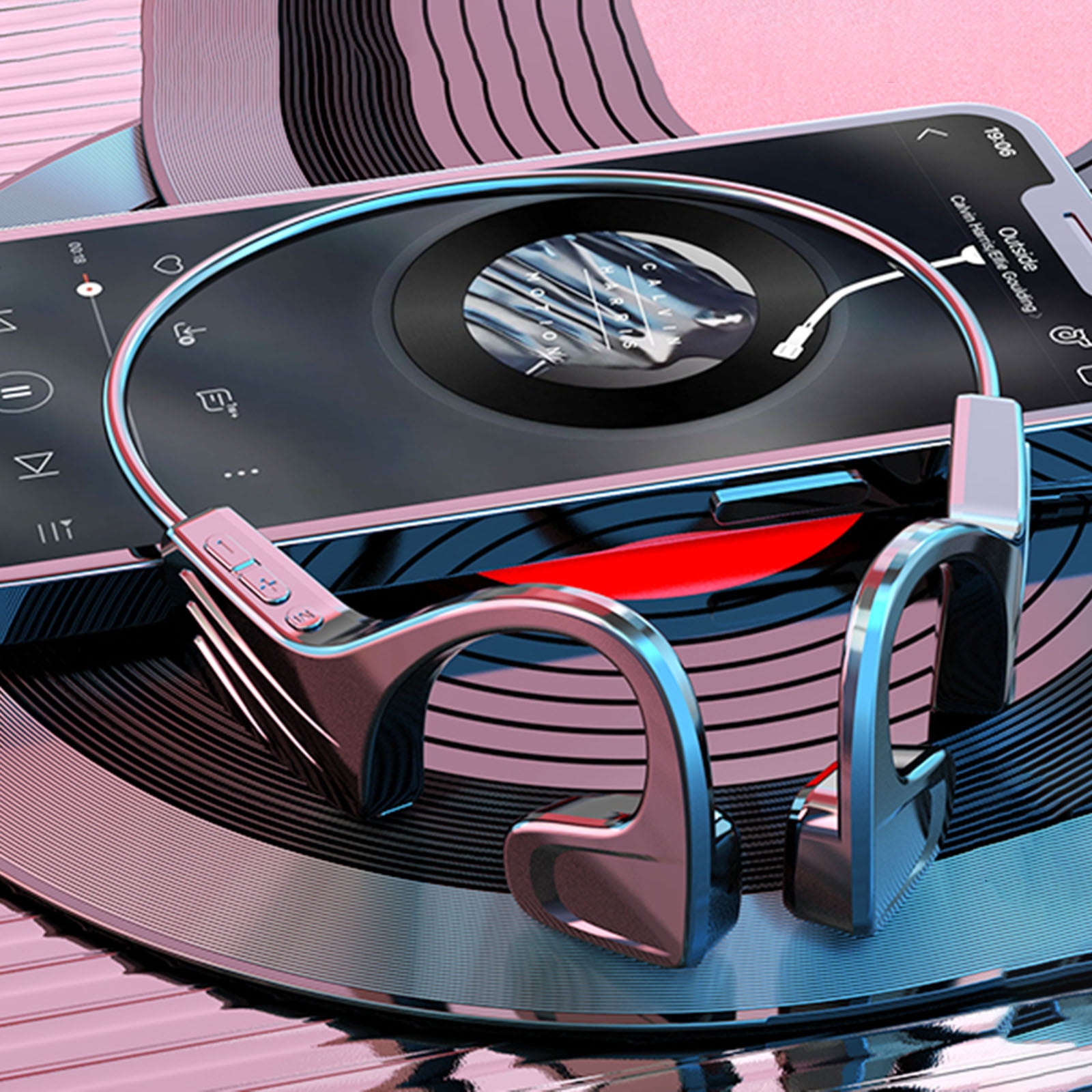 Flash Deals! Bluetooth Headphones Earbuds, InsCrazy Ear-mounted Sports ...