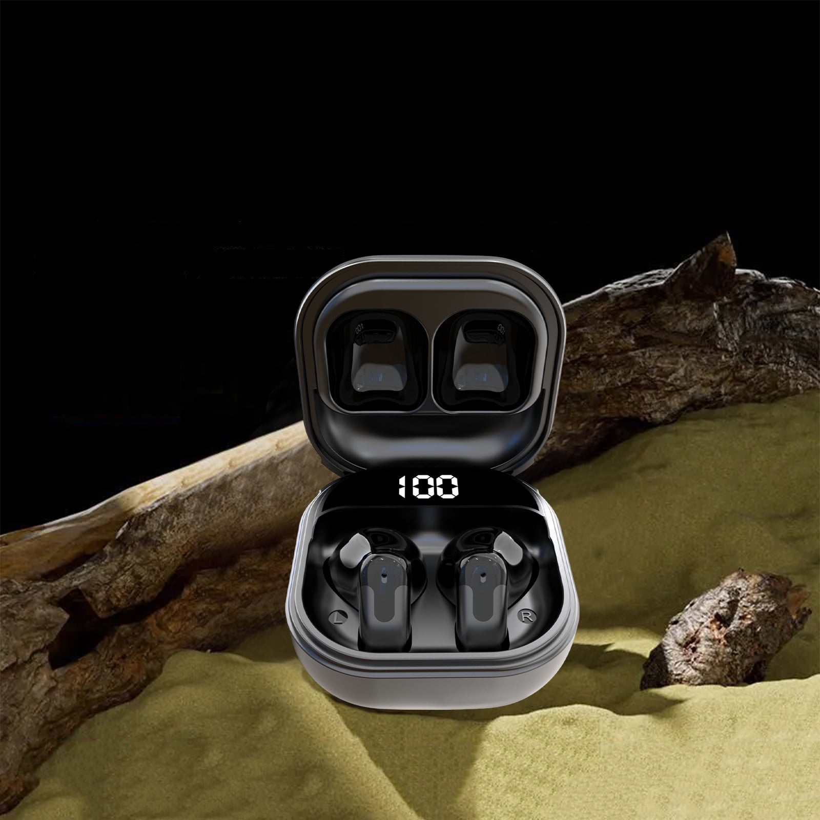 Bluetooth Headphones Earbuds, InsCrazy Short Stemmed True Wireless ...
