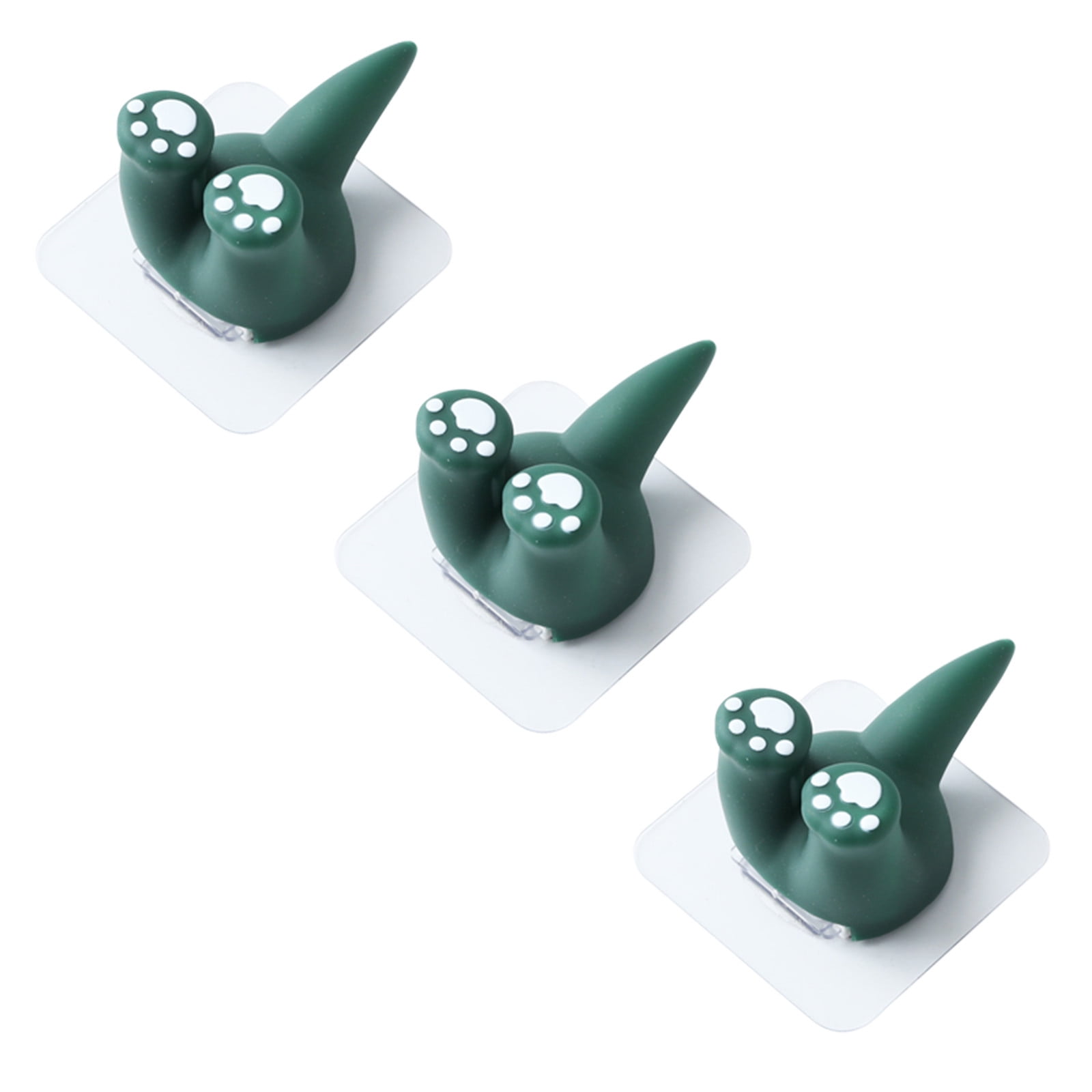 Flash Deals Cute Animal Tail Toothbrush Holder Wall Hook Cartoon Sticky ...