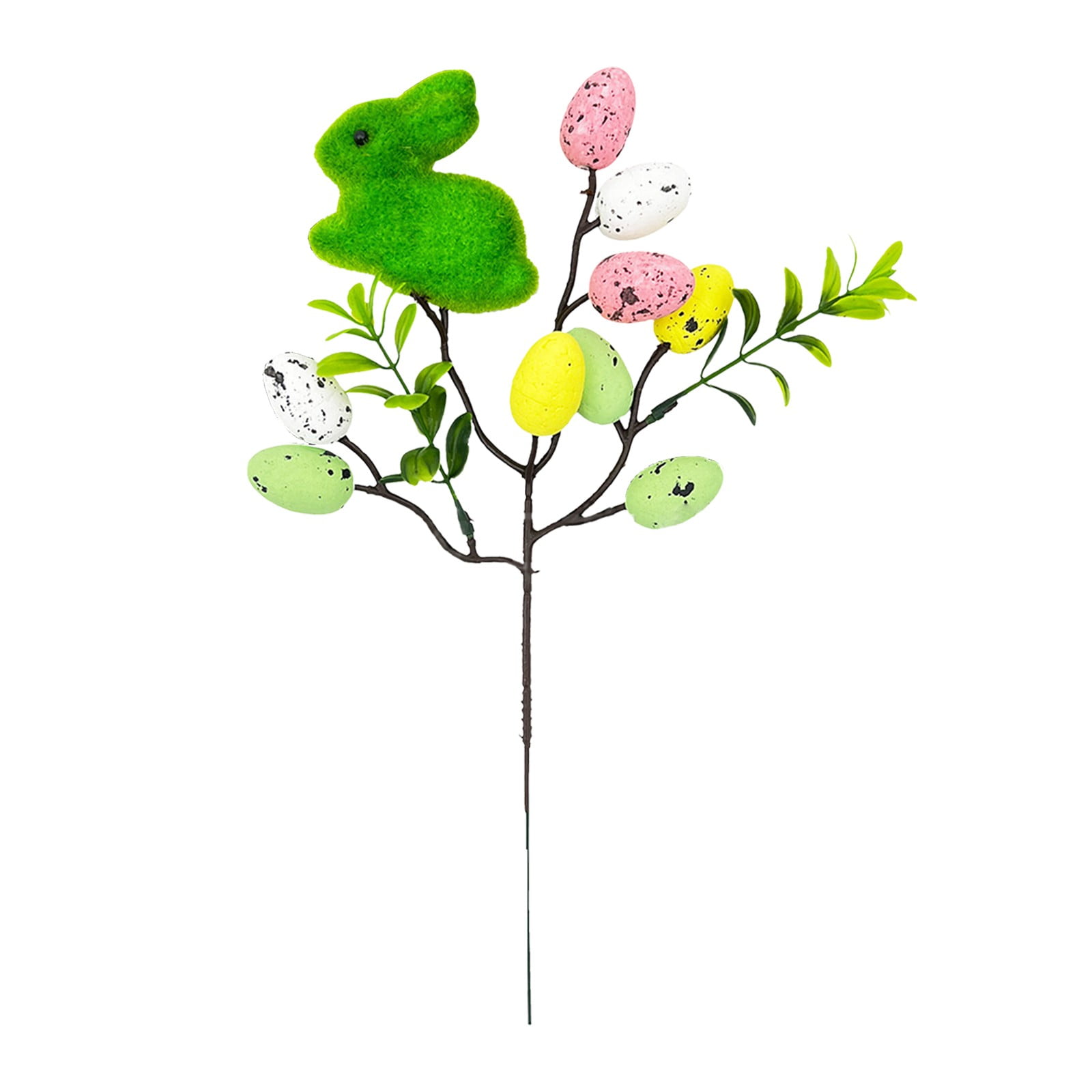 Flash Deals Easter Egg Branches Bunny For Spring Decorations Artificial ...