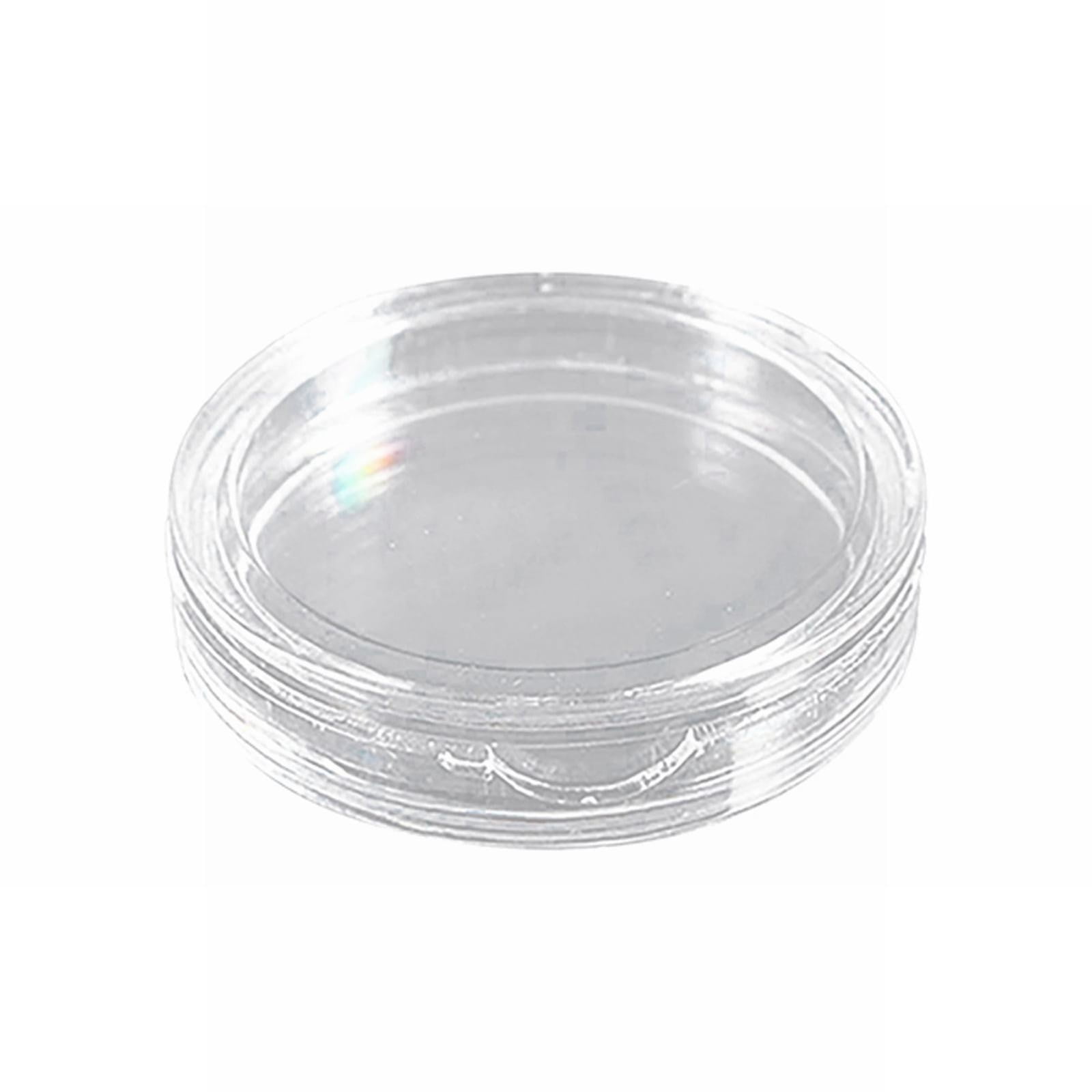 💥 Flash Deals! Faolaxy Storage Bins Transparent Plastic Round Capsule ...