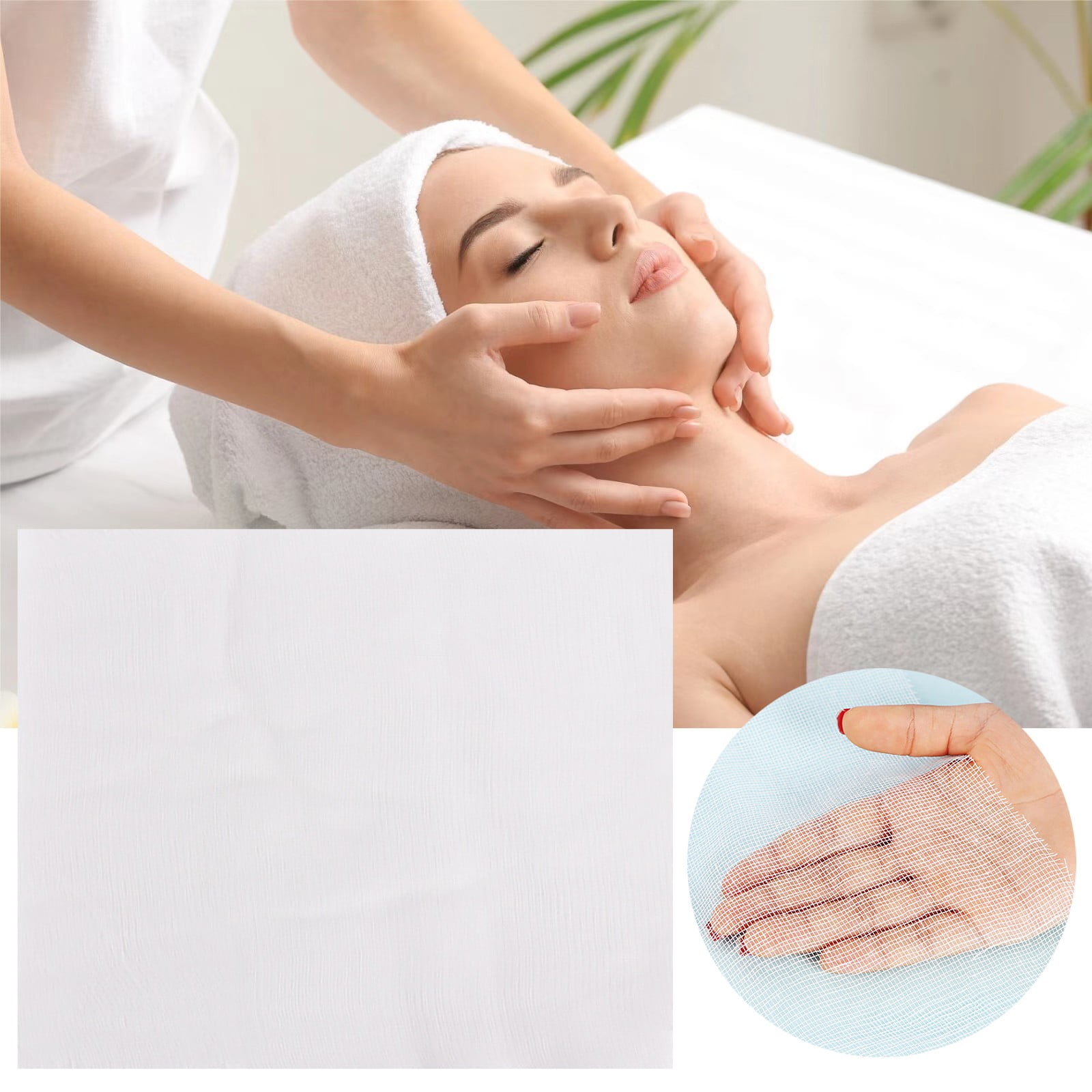 Huayishang Household Rags 100 Pcs Facial | Beauty Salon Diy Facial for ...