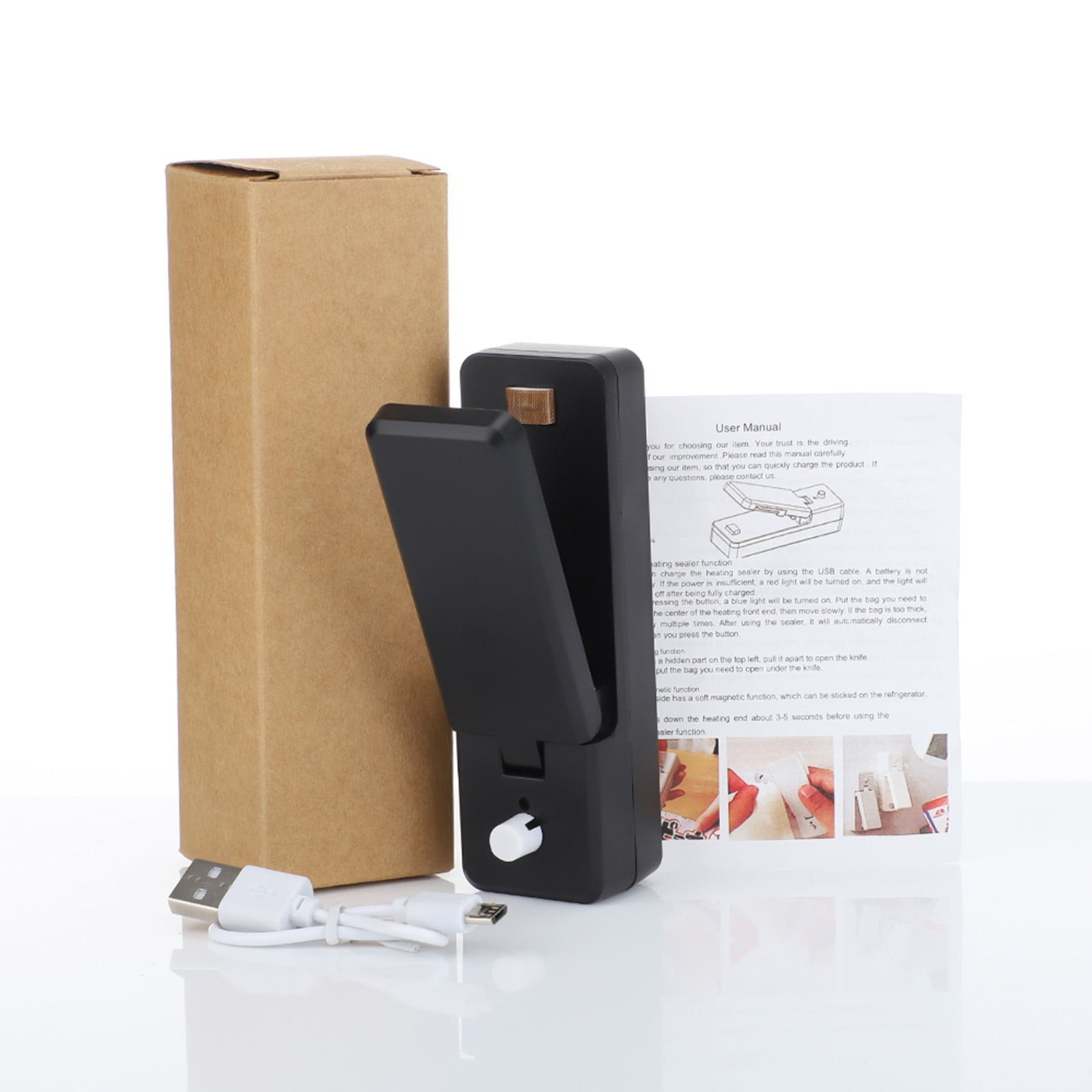 Huayishang Kitchen Sealer Chip Bag Resealer Machine for Plastic Bags 2 ...