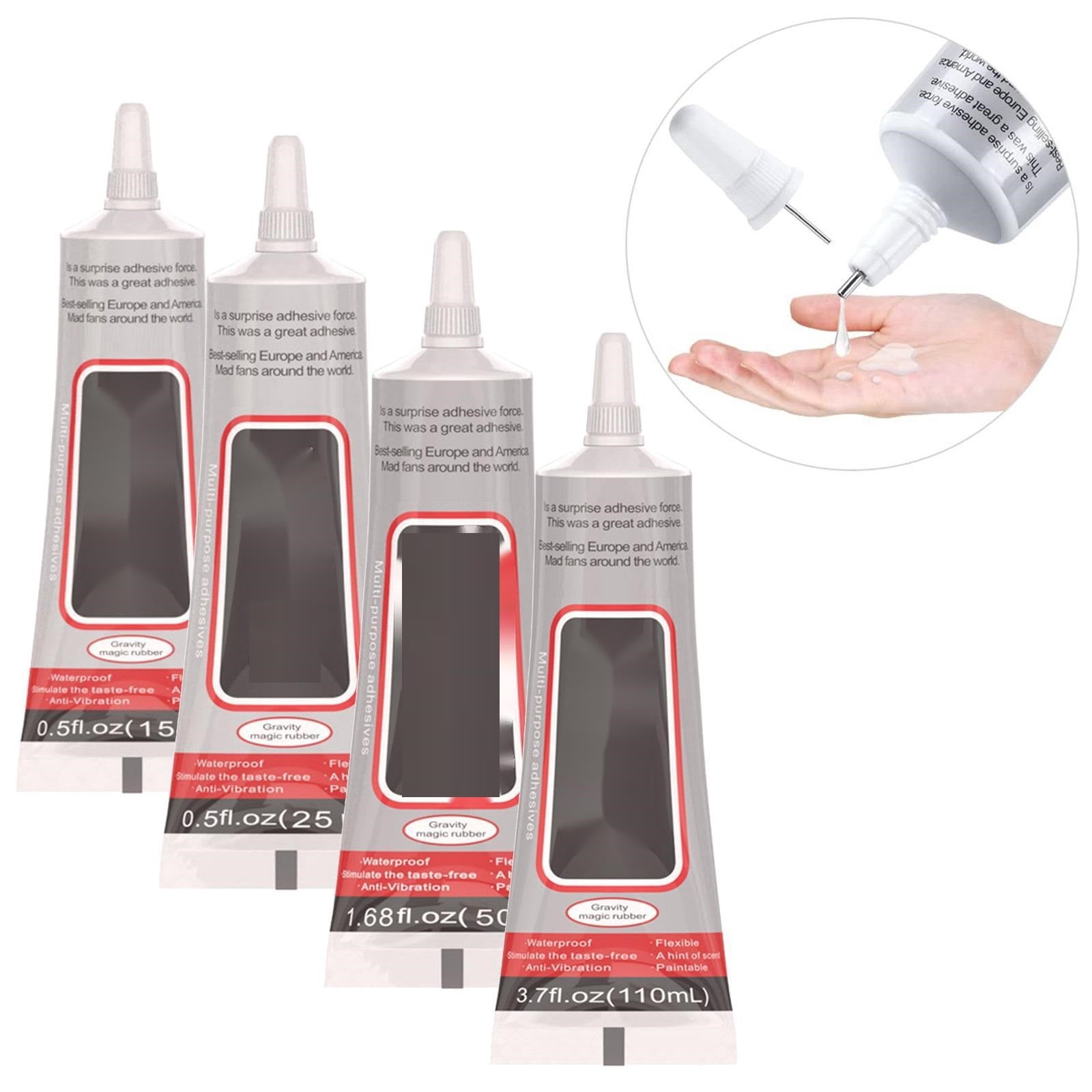 Flash Deals!NQWZTIU Mobile Phone Adhesive Super Sticky Transparent Semi ...