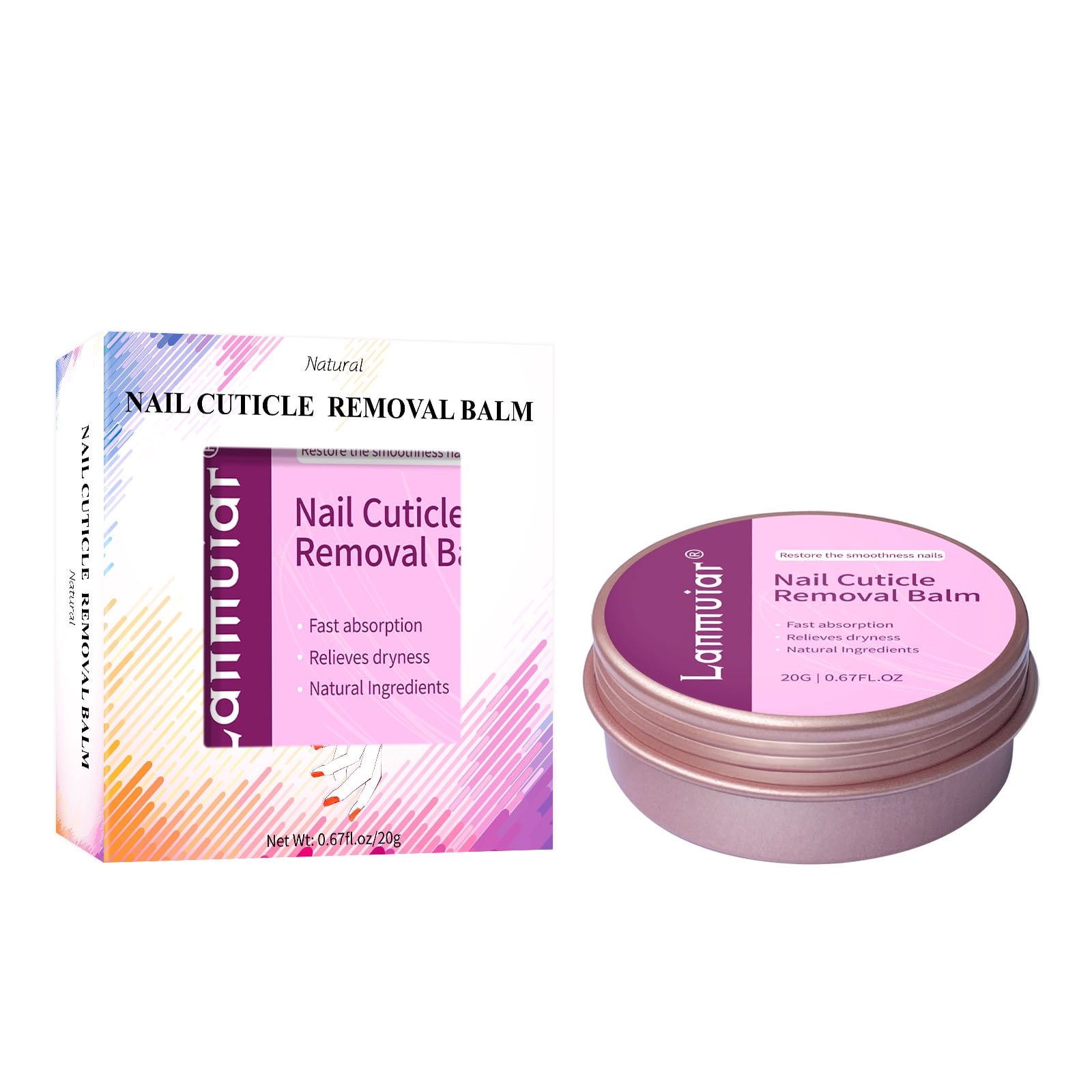 Flash Deals Nail Cuticle Removal Balm Nail Exfoliating Balm Quick ...