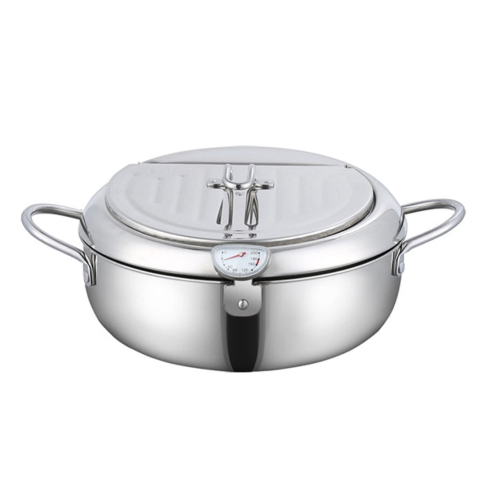 Flash Deals! Pots Zainafacai Japanese Deep Fryer Pot 2024 New Stainless ...