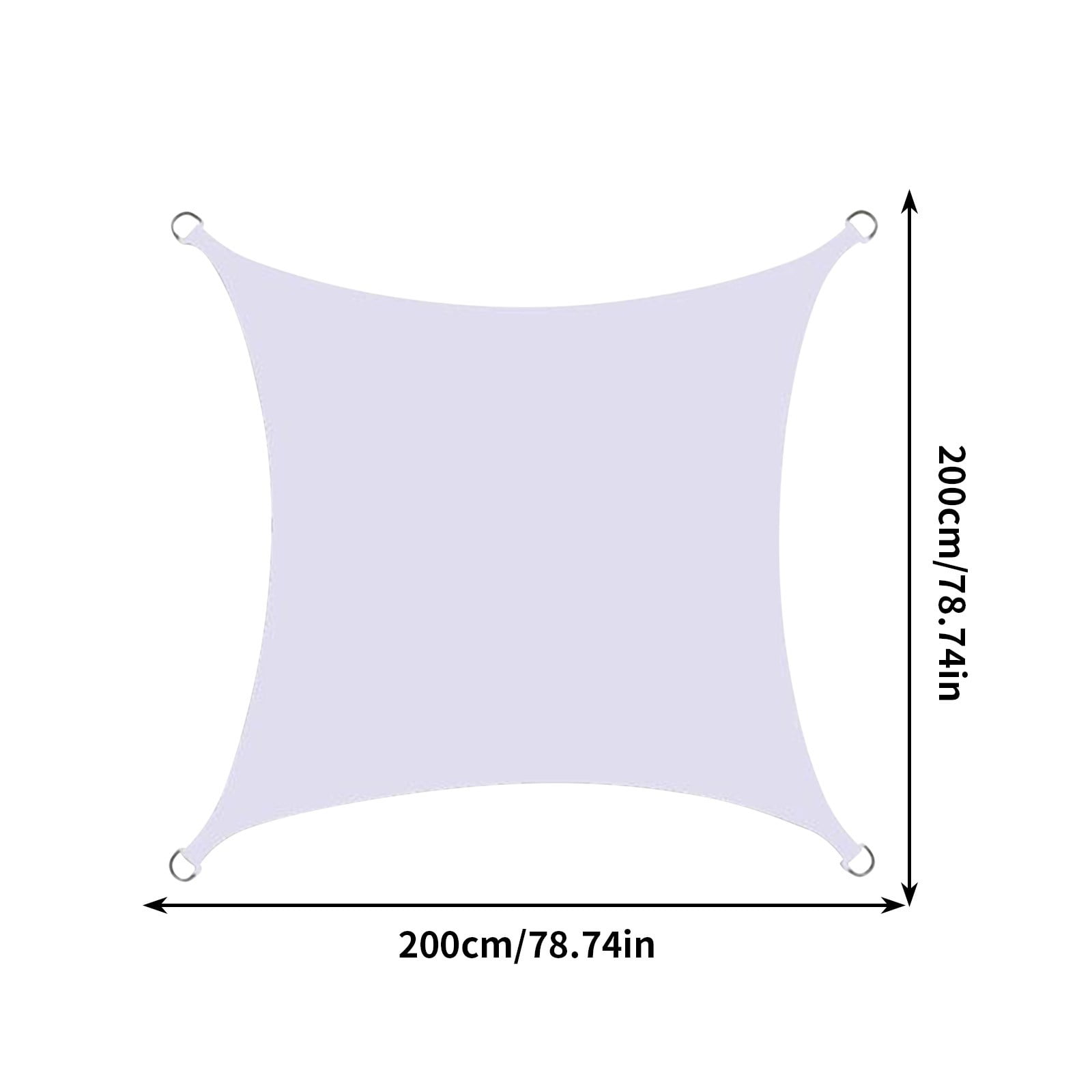 Sun Shade Sails, InsCrazy Sun Protection Triangular Shade Garden ...