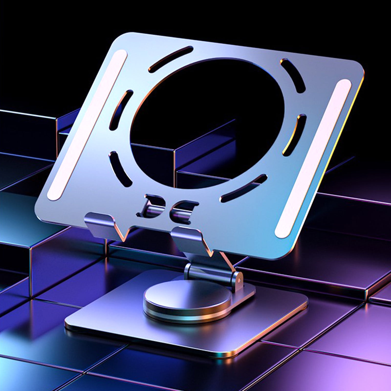 Tablet Stand, InsCrazy All Metal Tablet Stand Hollow Back Panel for ...