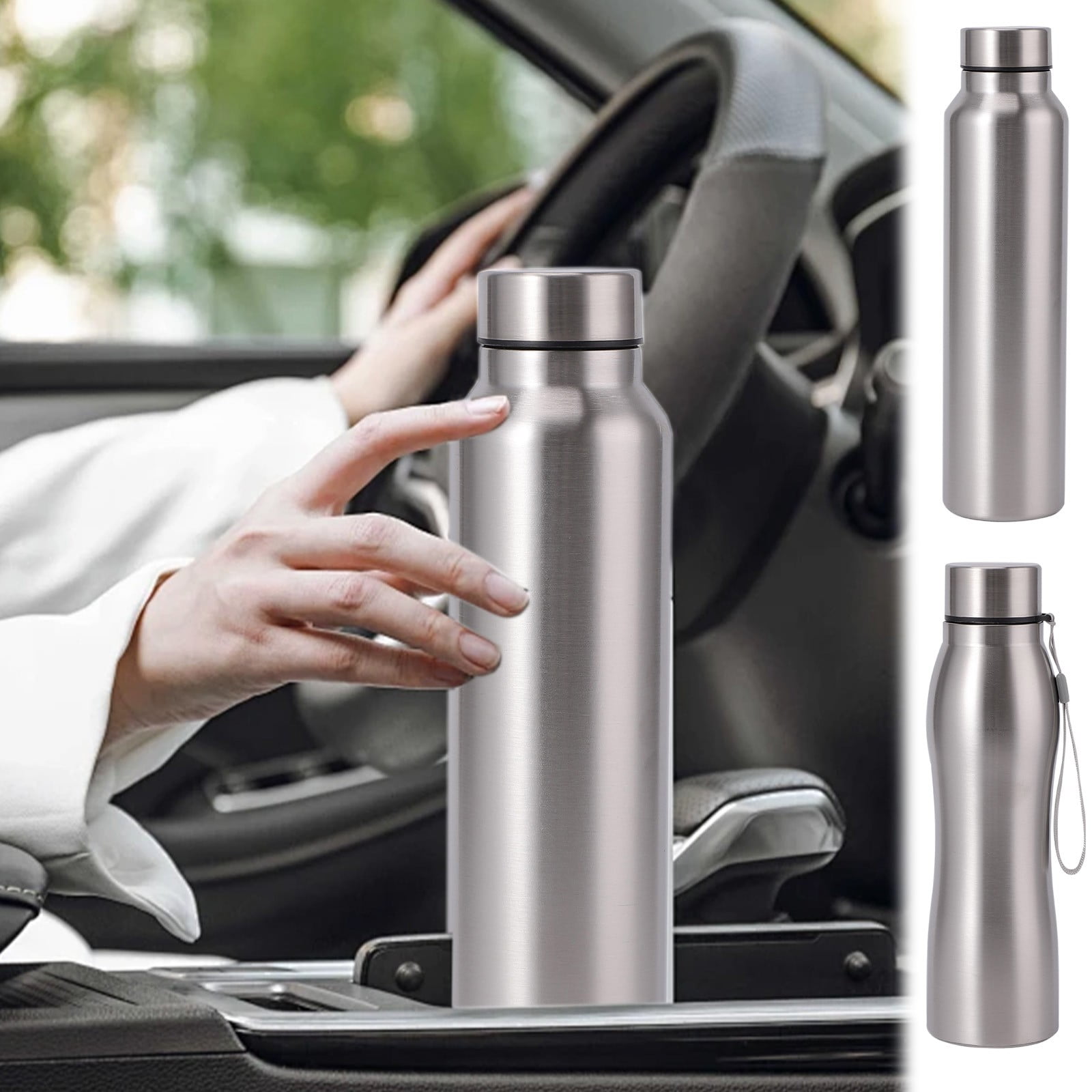 Flash Deals! Xiying Water Bottle Large Capacity Stainless Steel ...