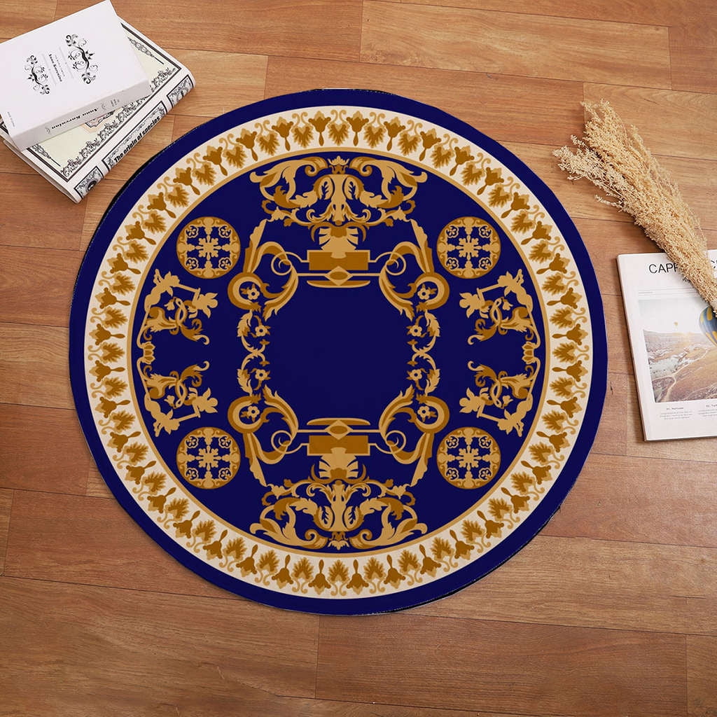Flash Deals! Zainafacai Rugs Round Rug Art Deco Rug Living Room Bedroom ...