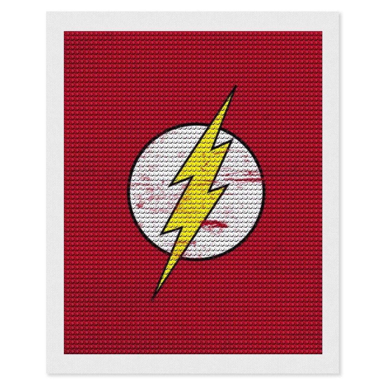The Flash Diamond Art Painting Kits for Adults, 5D Diamond Art Full ...