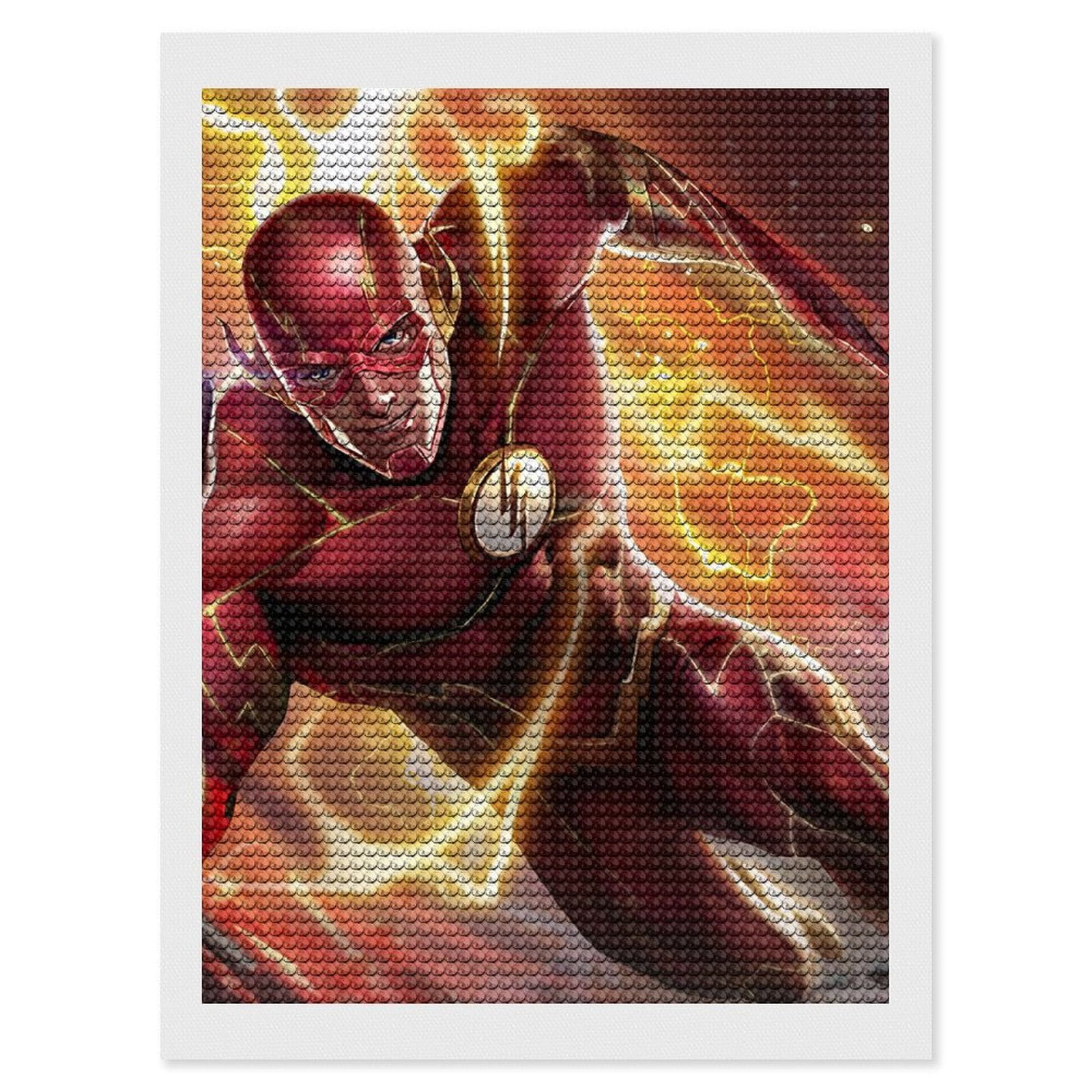 The Flash Diamond Art Painting Kits for Adults, 5D Diamond Art Full ...