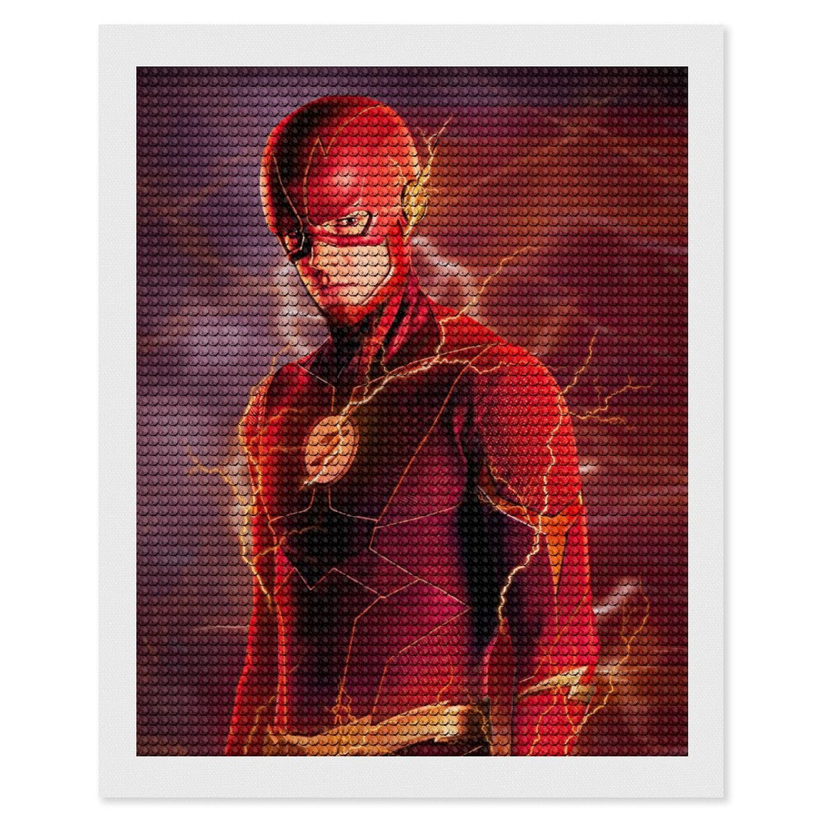 The Flash Diamond Art Painting Kits for Adults, 5D Diamond Art Full ...