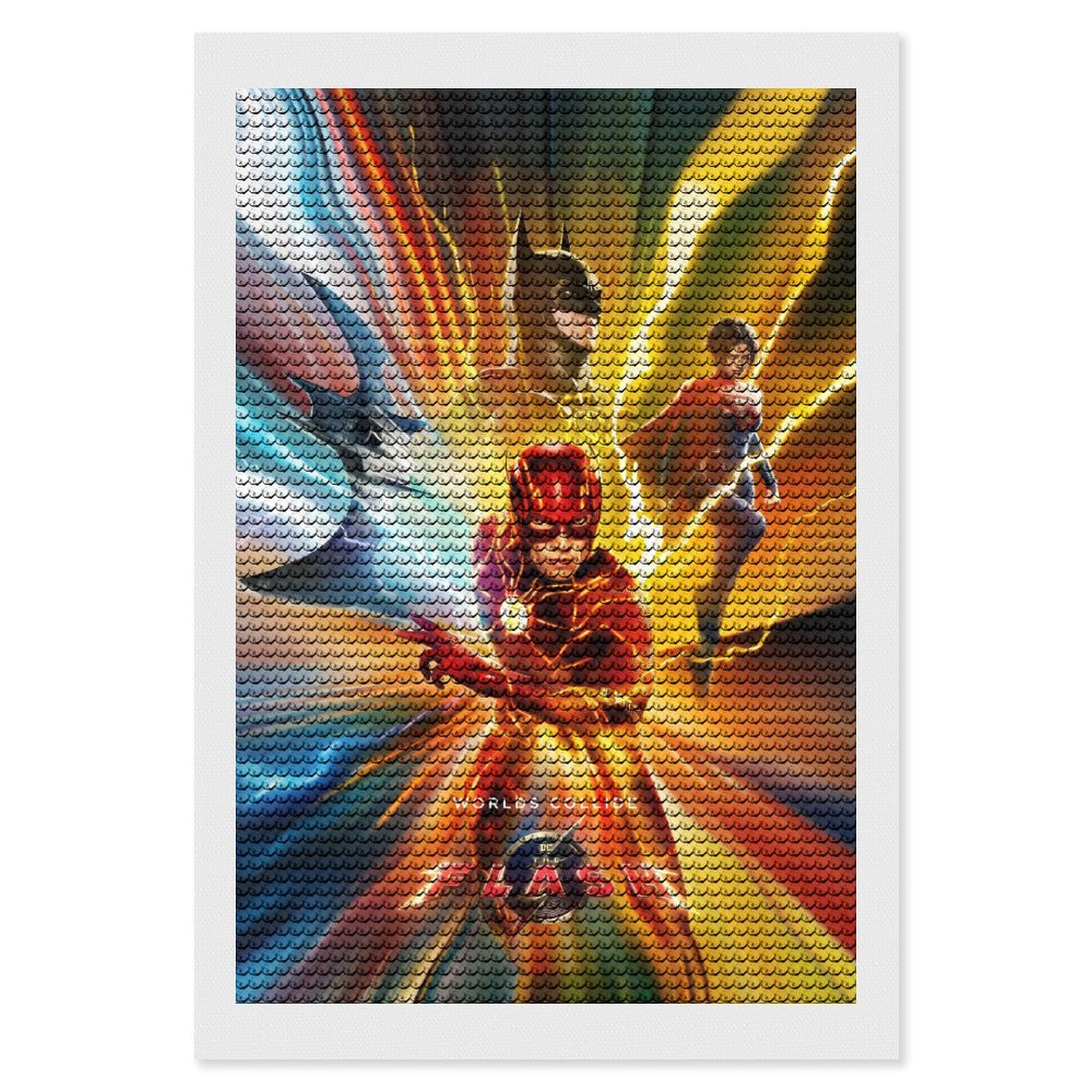 The Flash Diamond Art Painting Kits for Adults, 5D Diamond Art Full ...