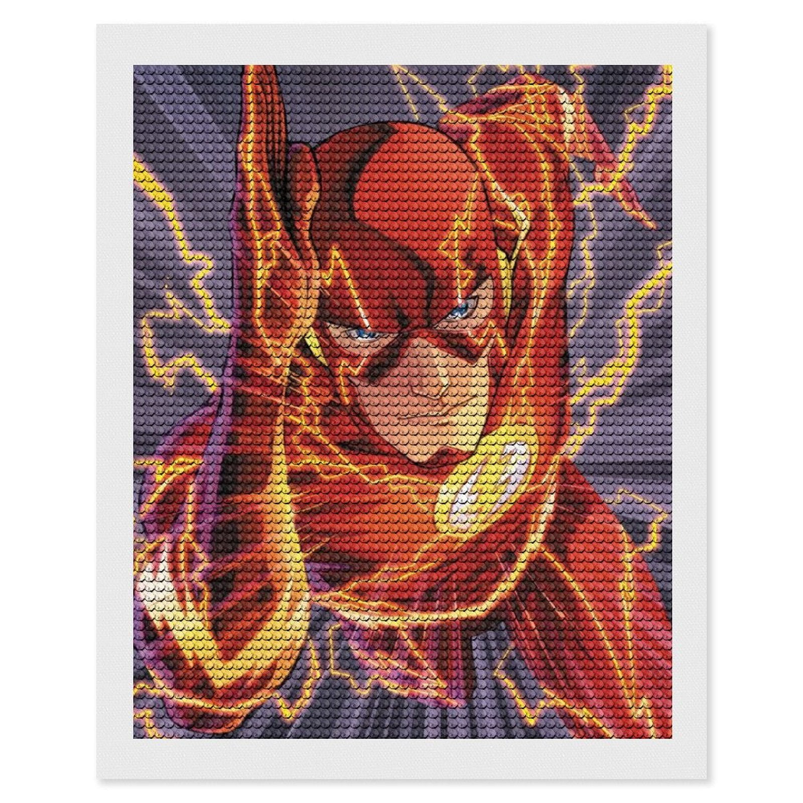 The Flash Diamond Art Painting Kits for Adults, 5D Diamond Art Full ...