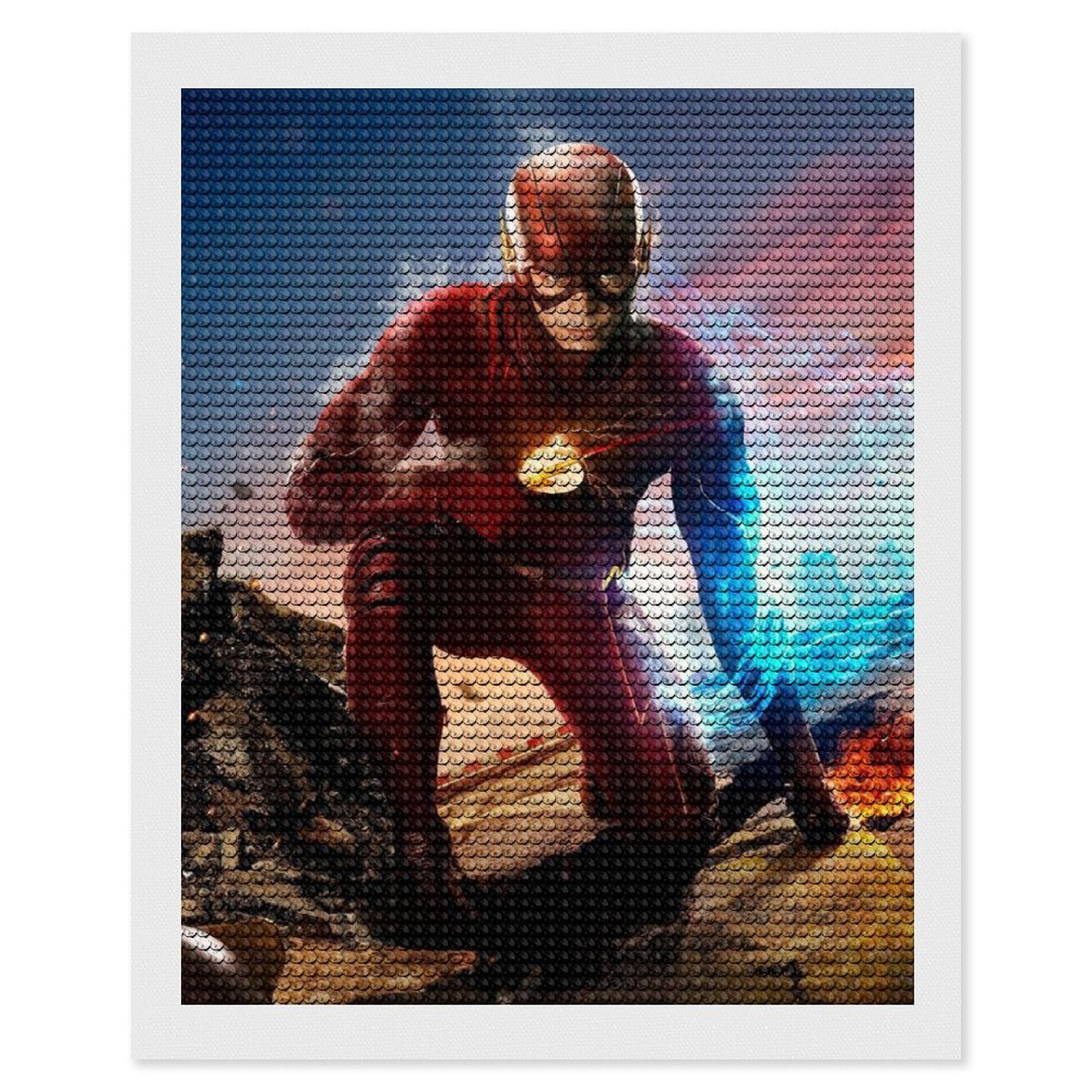 The Flash Diamond Art Painting Kits for Adults, 5D Diamond Art Full ...