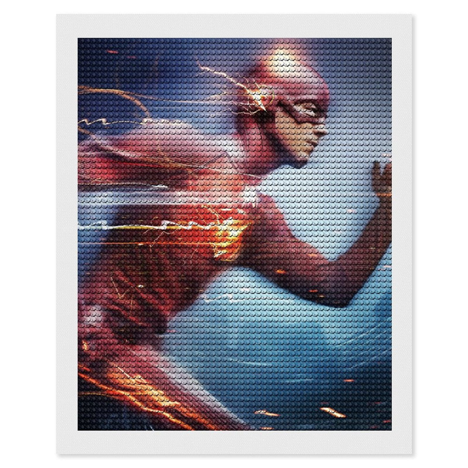 The Flash Diamond Art Painting Kits for Adults, 5D Diamond Art Full ...