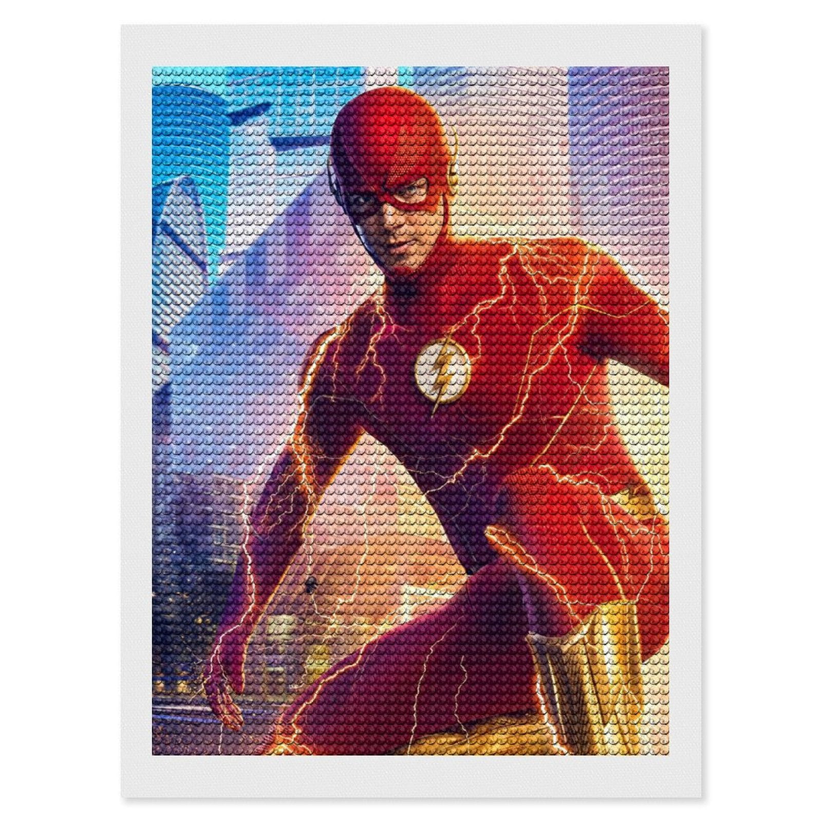 The Flash Diamond Art Painting Kits for Adults, 5D Diamond Art Full ...