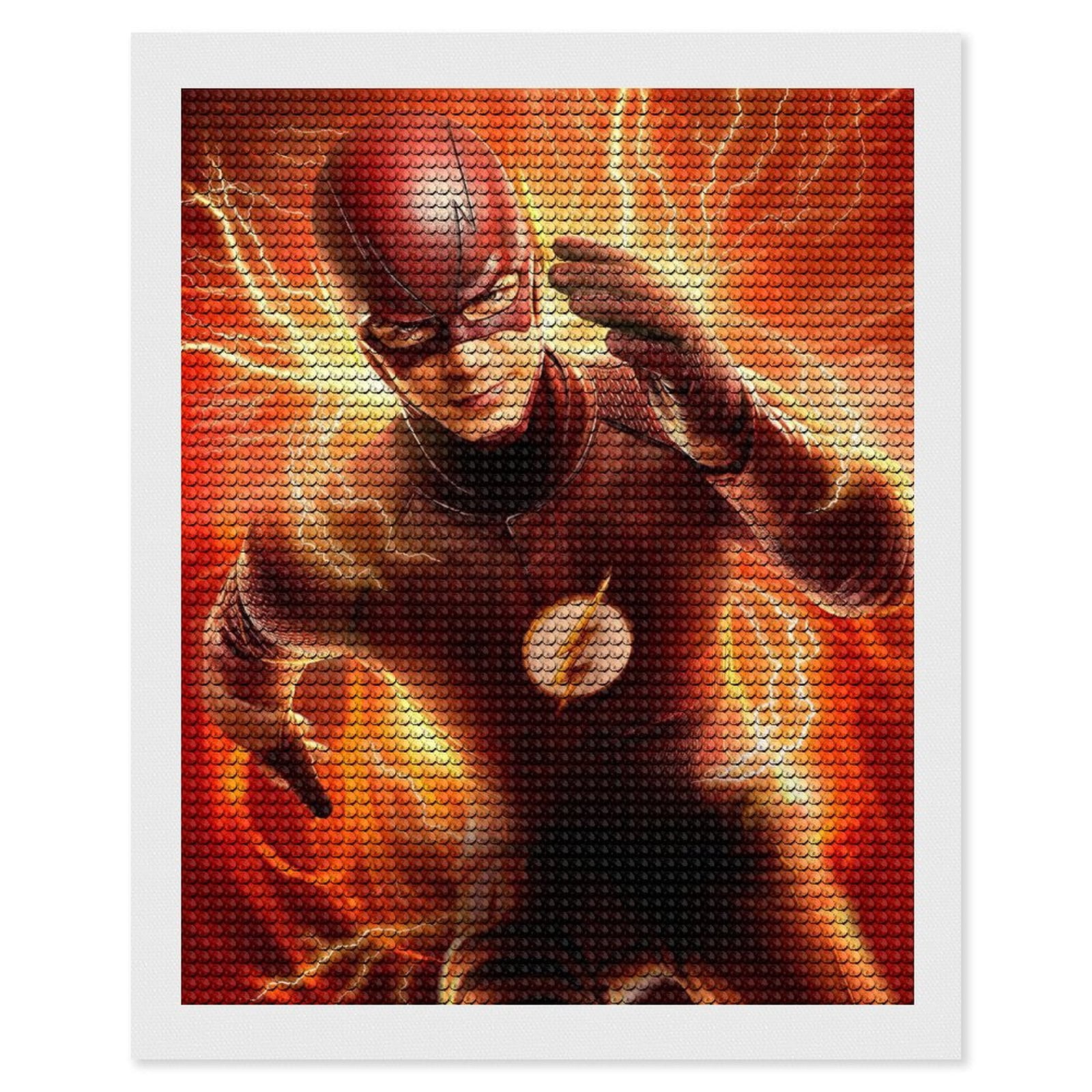 The Flash Diamond Art Painting Kits for Adults, 5D Diamond Art Full ...