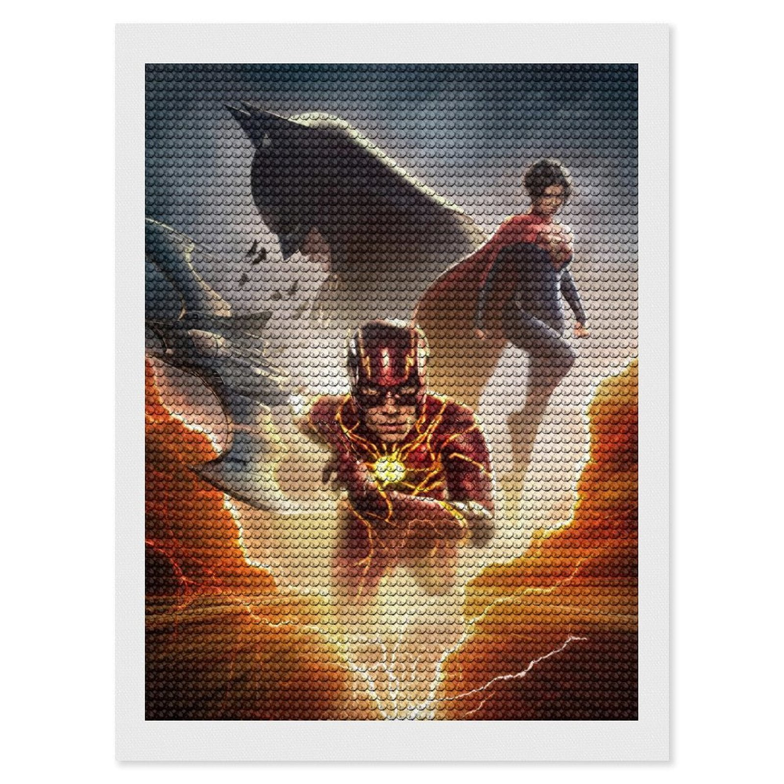 The Flash Diamond Art Painting Kits for Adults, 5D Diamond Art Full ...
