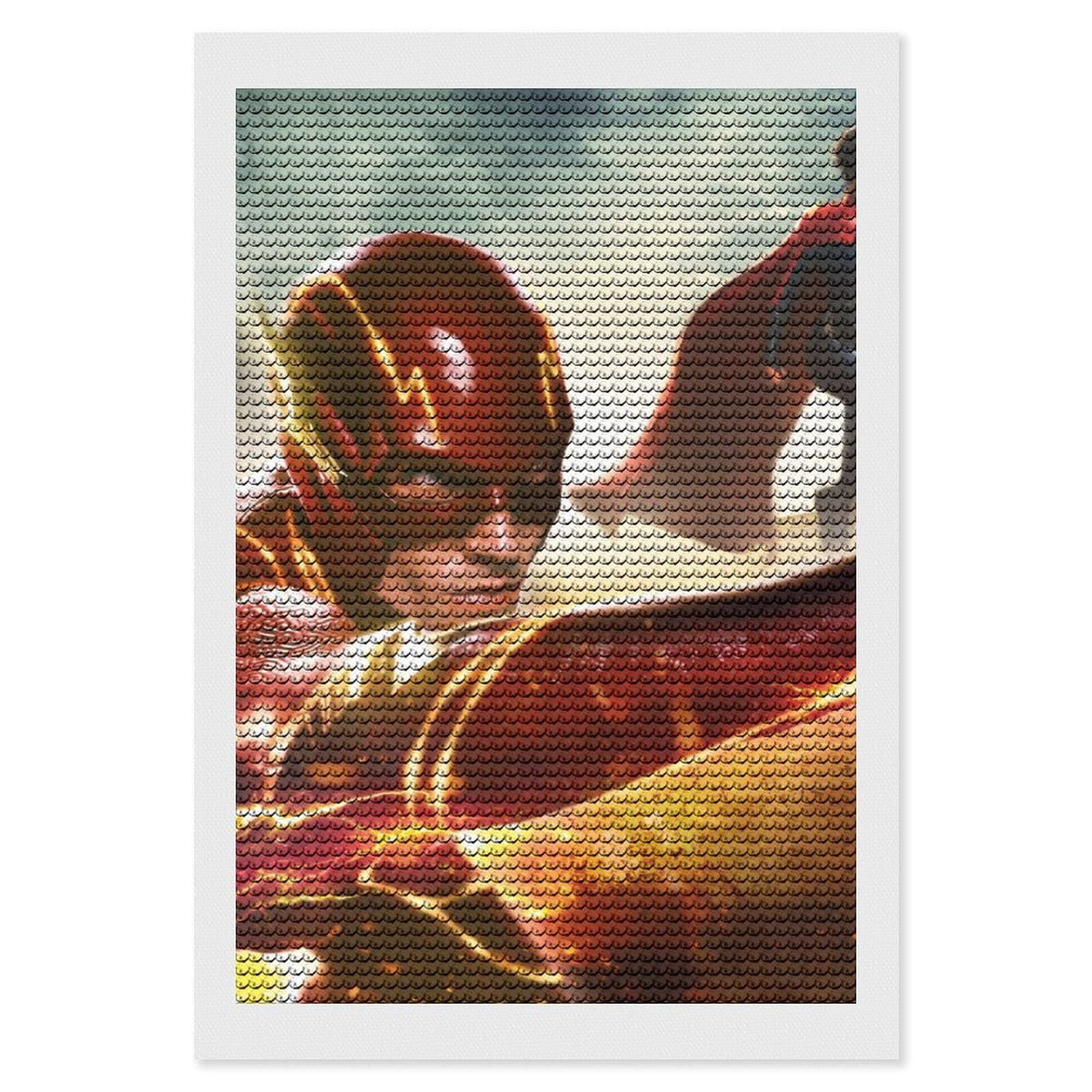 The Flash Diamond Art Painting Kits for Adults, 5D Diamond Art Full ...