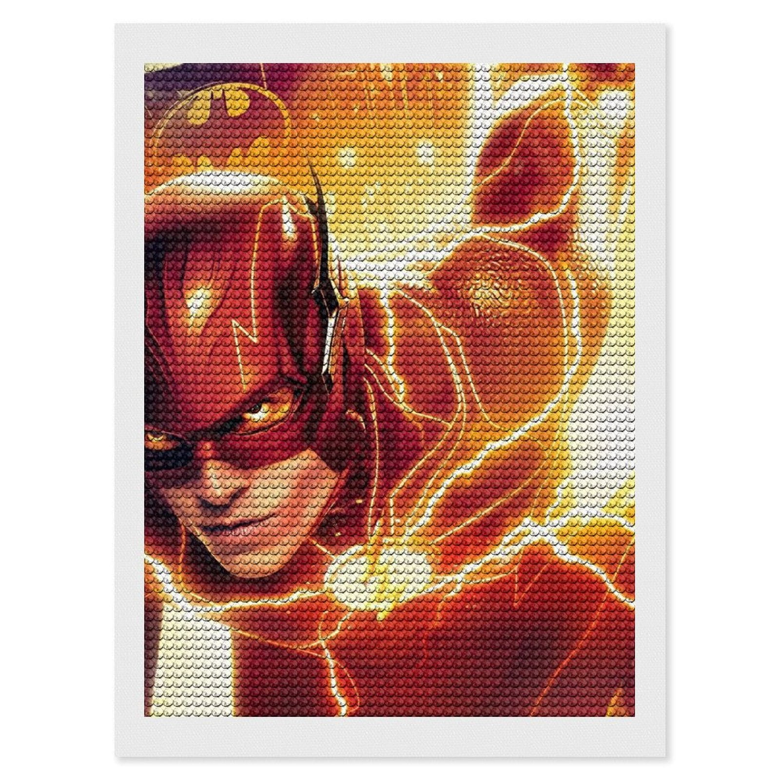The Flash Diamond Art Painting Kits for Adults, 5D Diamond Art Full ...