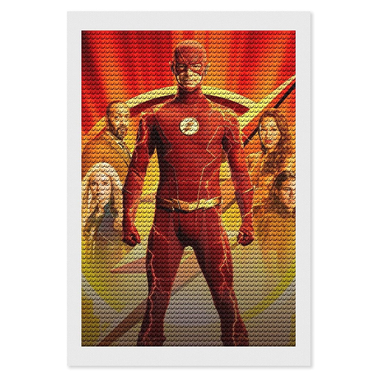 The Flash Diamond Art Painting Kits for Adults, 5D Diamond Art Full ...