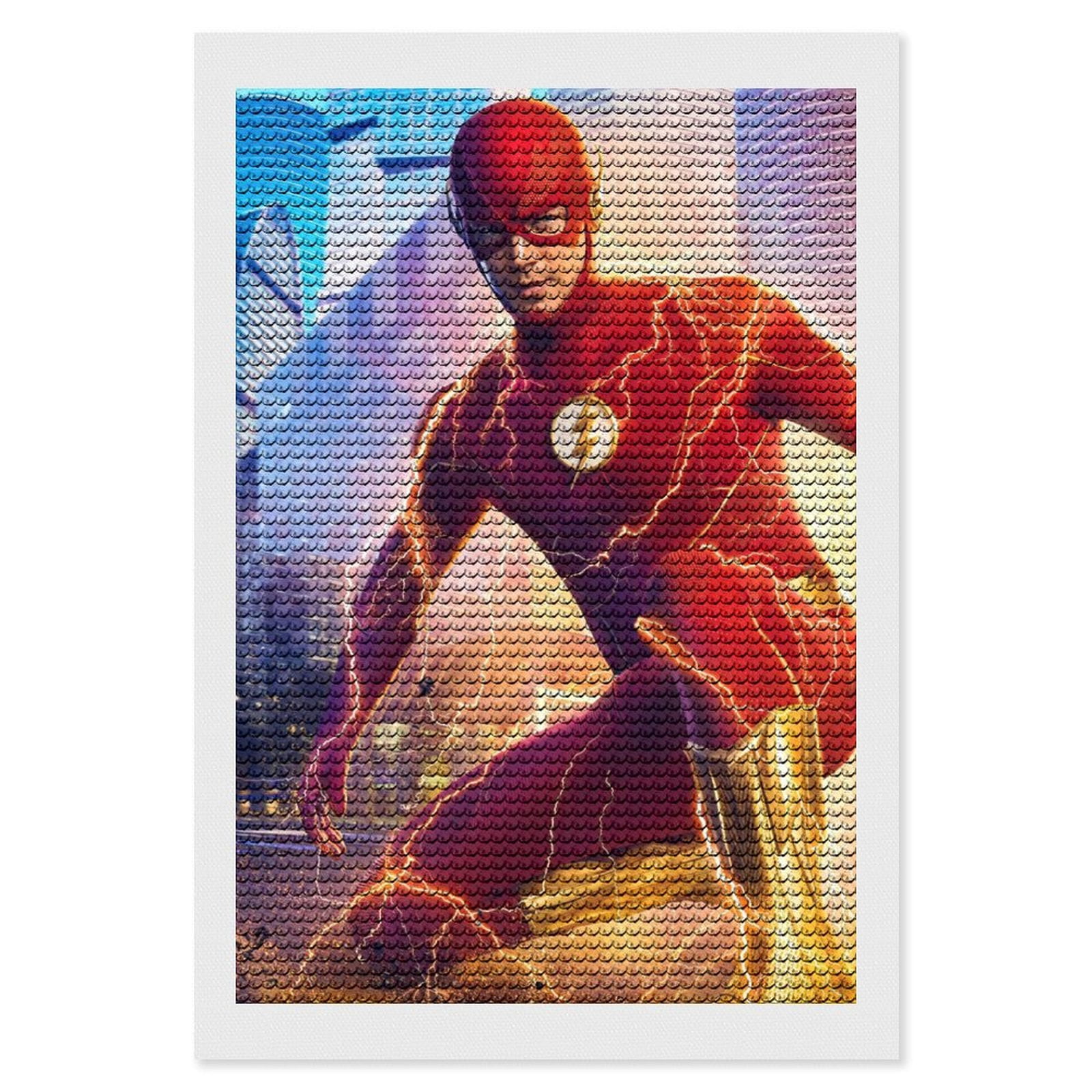 The Flash Diamond Art Painting Kits for Adults, 5D Diamond Art Full ...
