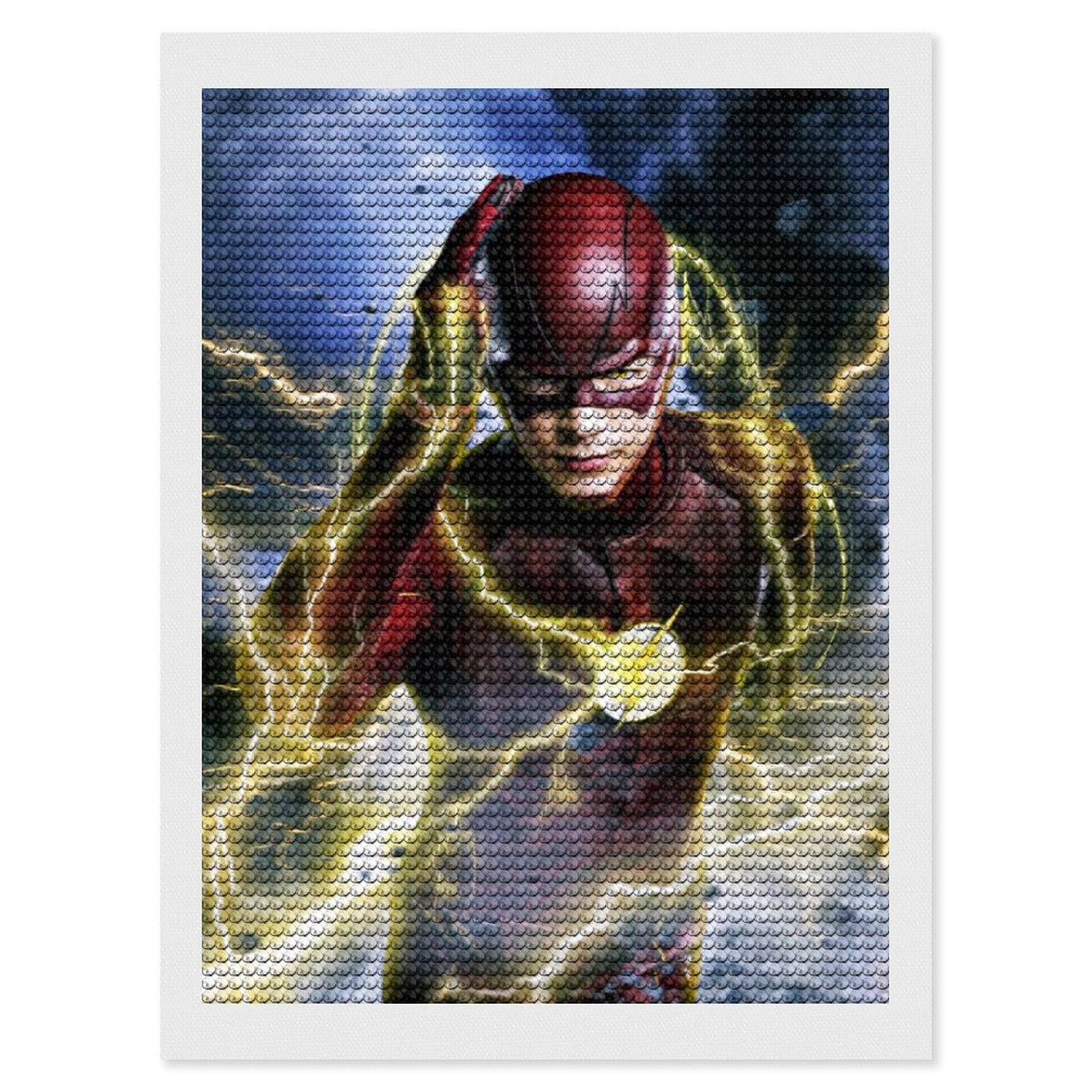 The Flash Diamond Art Painting Kits for Adults, 5D Diamond Art Full ...
