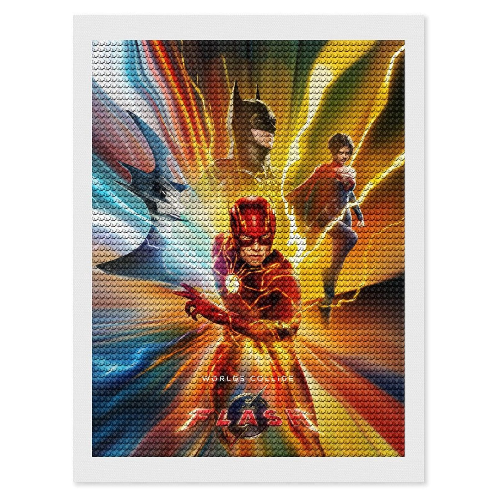 The Flash Diamond Art Painting Kits for Adults, 5D Diamond Art Full ...
