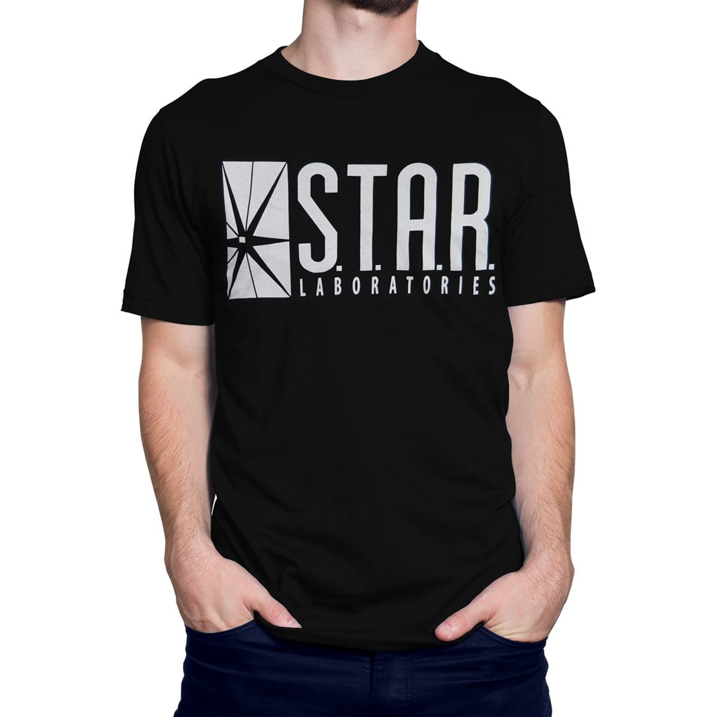 Flash Flash Star Labs Black Mens T-Shirt - Large - Walmart.com