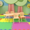 "Flash Furniture Kids' Activity Table Set: 24""W x 48""L Rectangular ...