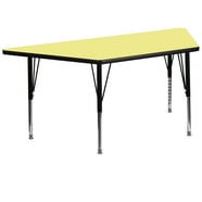 Adjustable Height Rectangular Plastic Activity Table, Green - Walmart.com