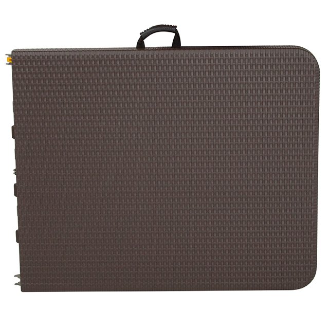 Free Shipping! Flash Furniture 6-Foot Bi-Fold Brown Rattan Plastic ...