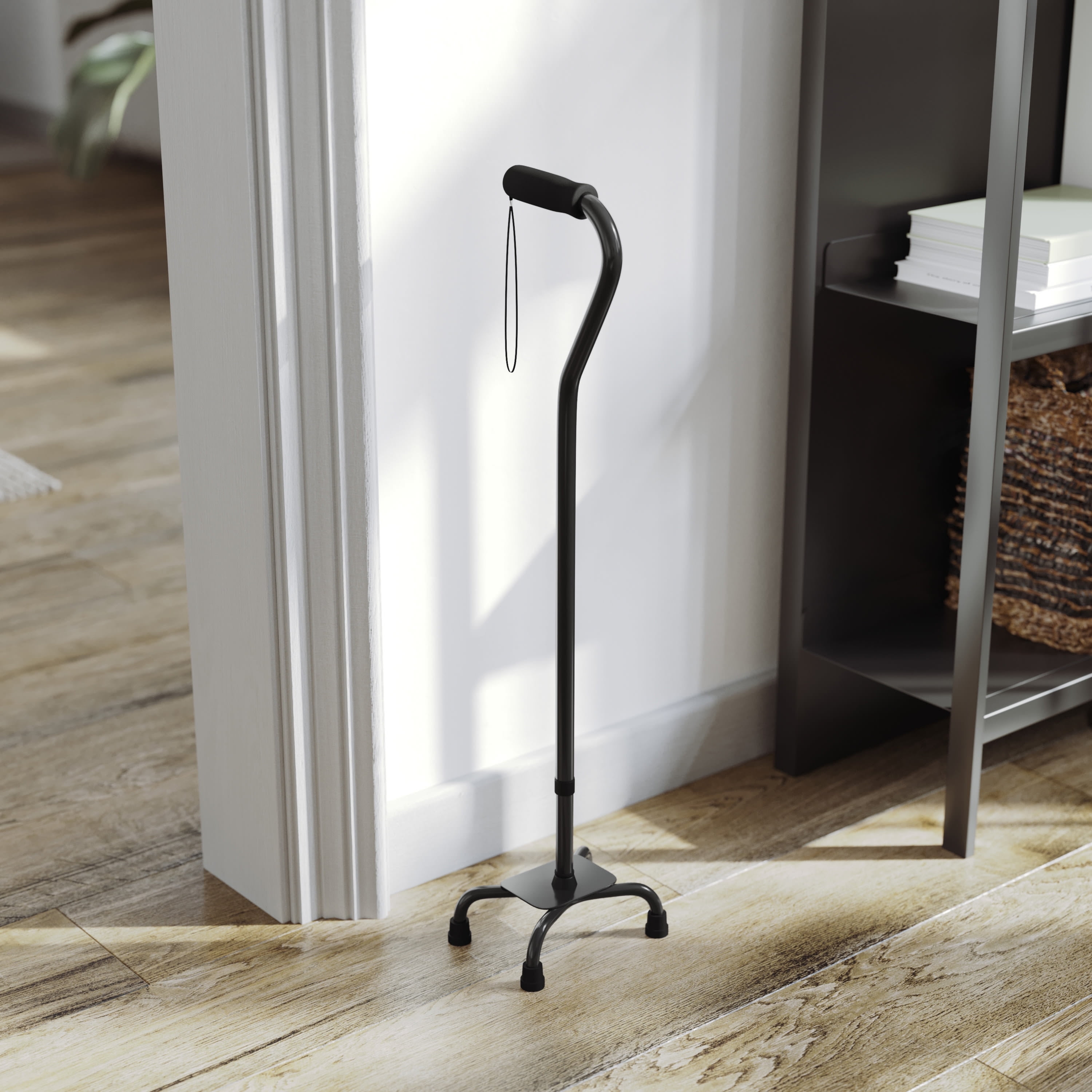 Flash Furniture HERCULES Adjustable Quad Cane (DCHY7401LBLK) - Walmart.com