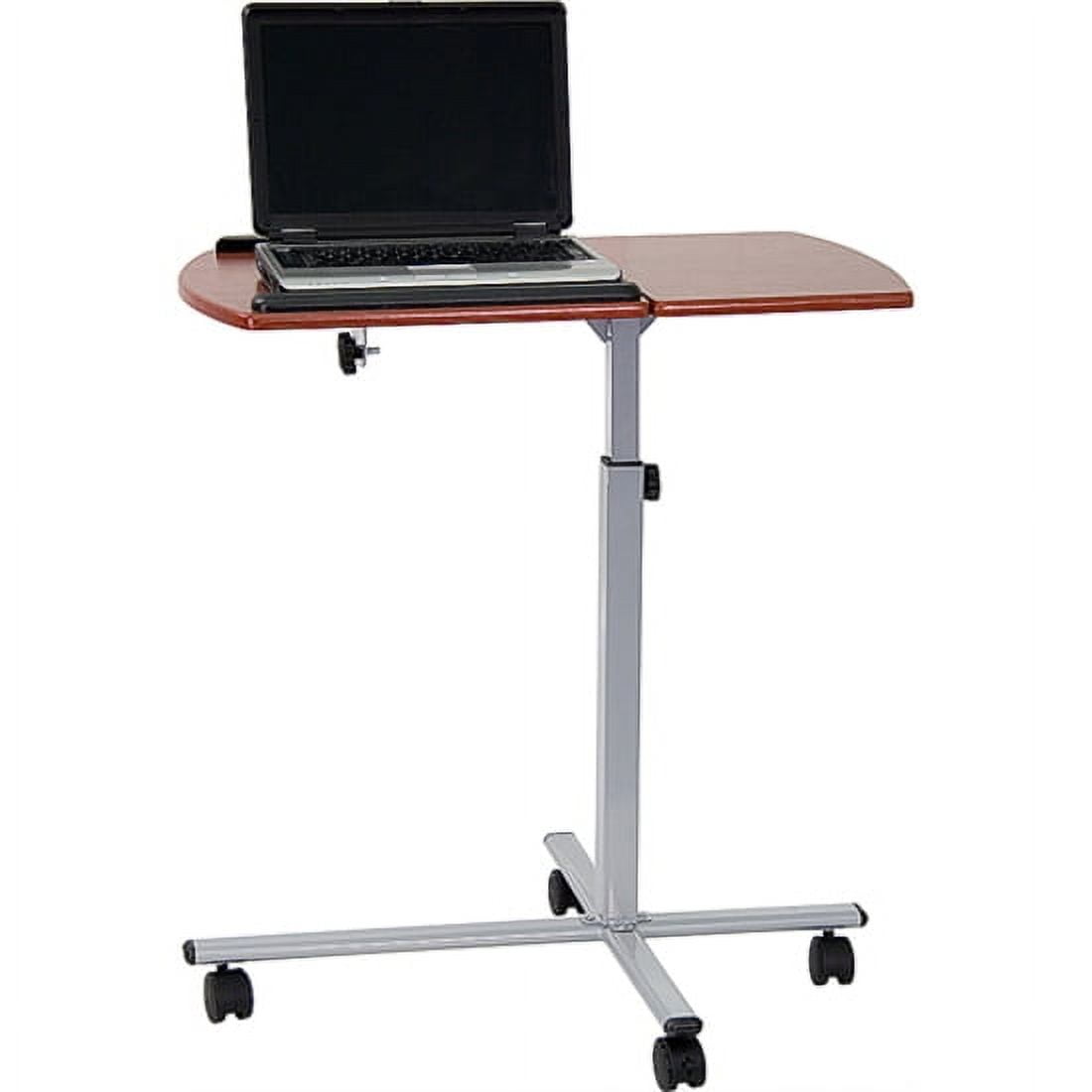 Flash Furniture Angle and Height Adjustable Mobile Laptop Computer ...