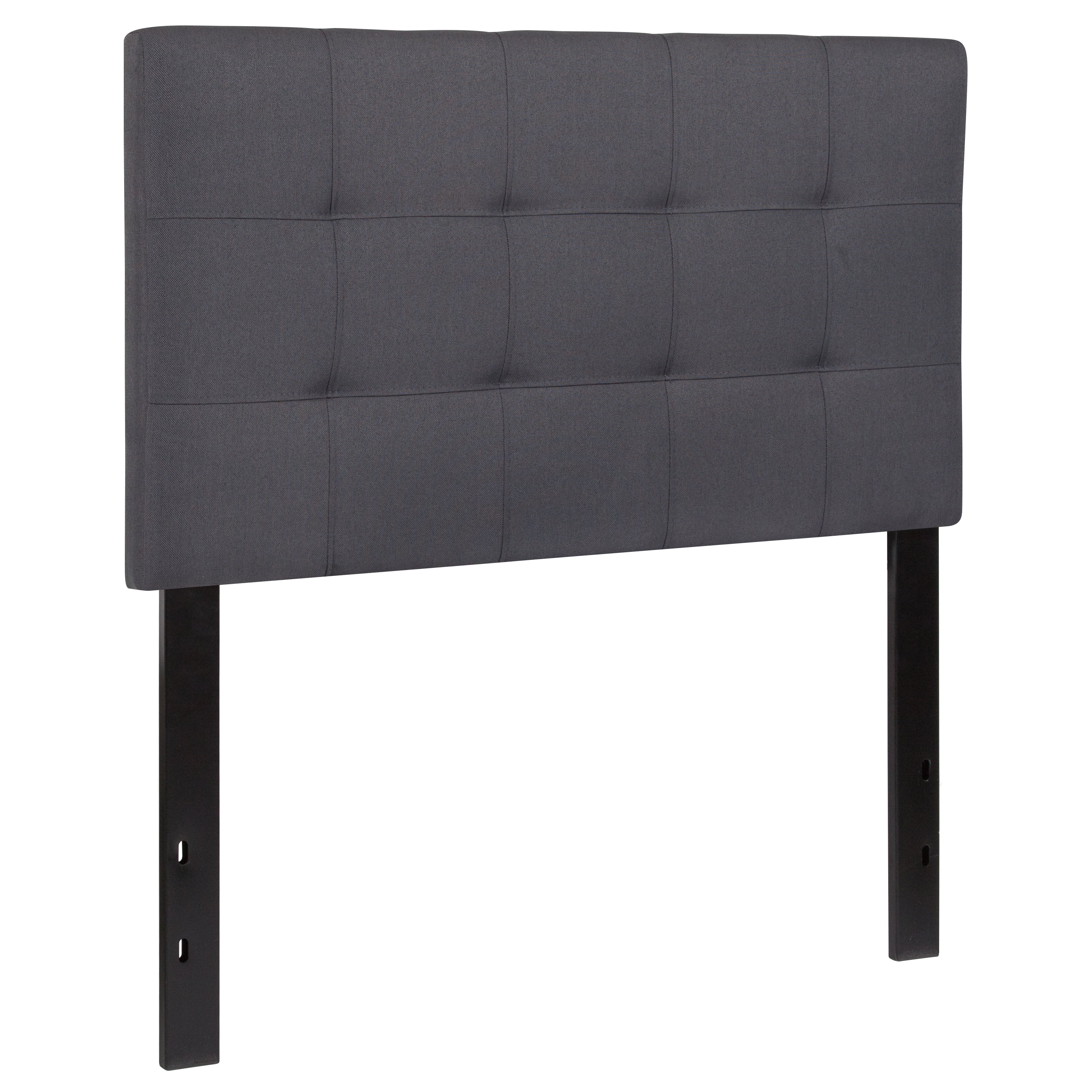 Flash Furniture Bedford Tufted Upholstered Twin Size Headboard in Dark ...